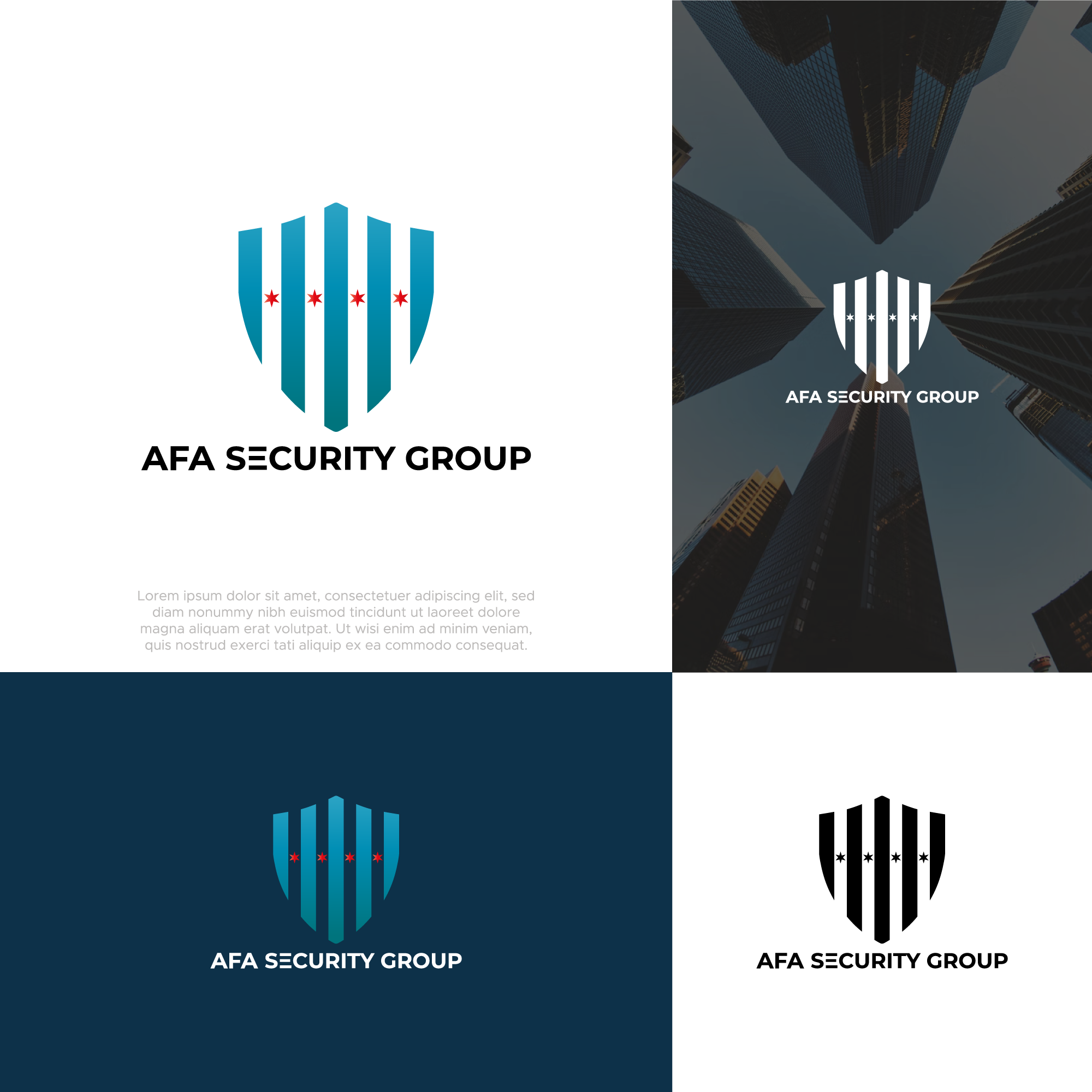 Elegant, Playful, Security Logo Design for AFA Security Group by Zak ...