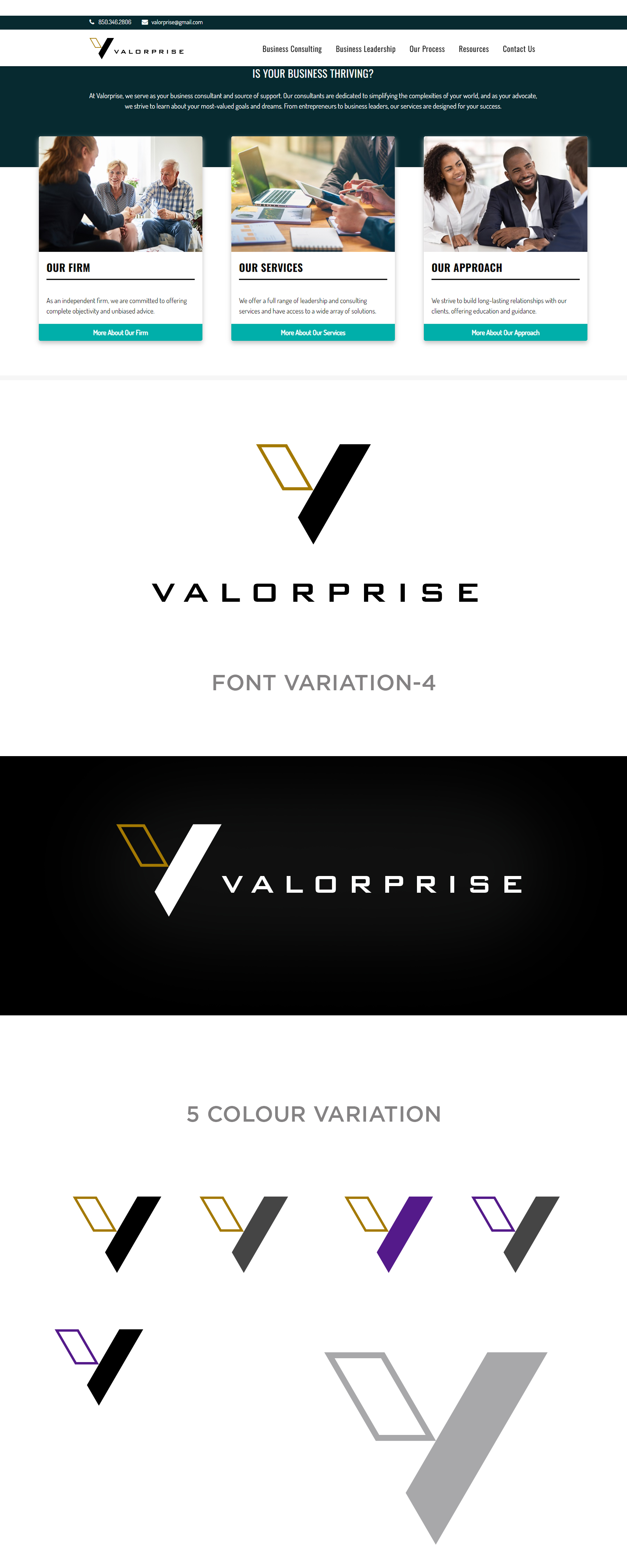 Modern, Professional, Financial Logo Design for Valorprise Business ...