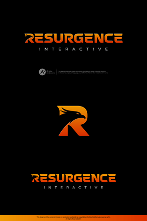 Resurgence Interactive game development logo | 351 Logo Designs for ...