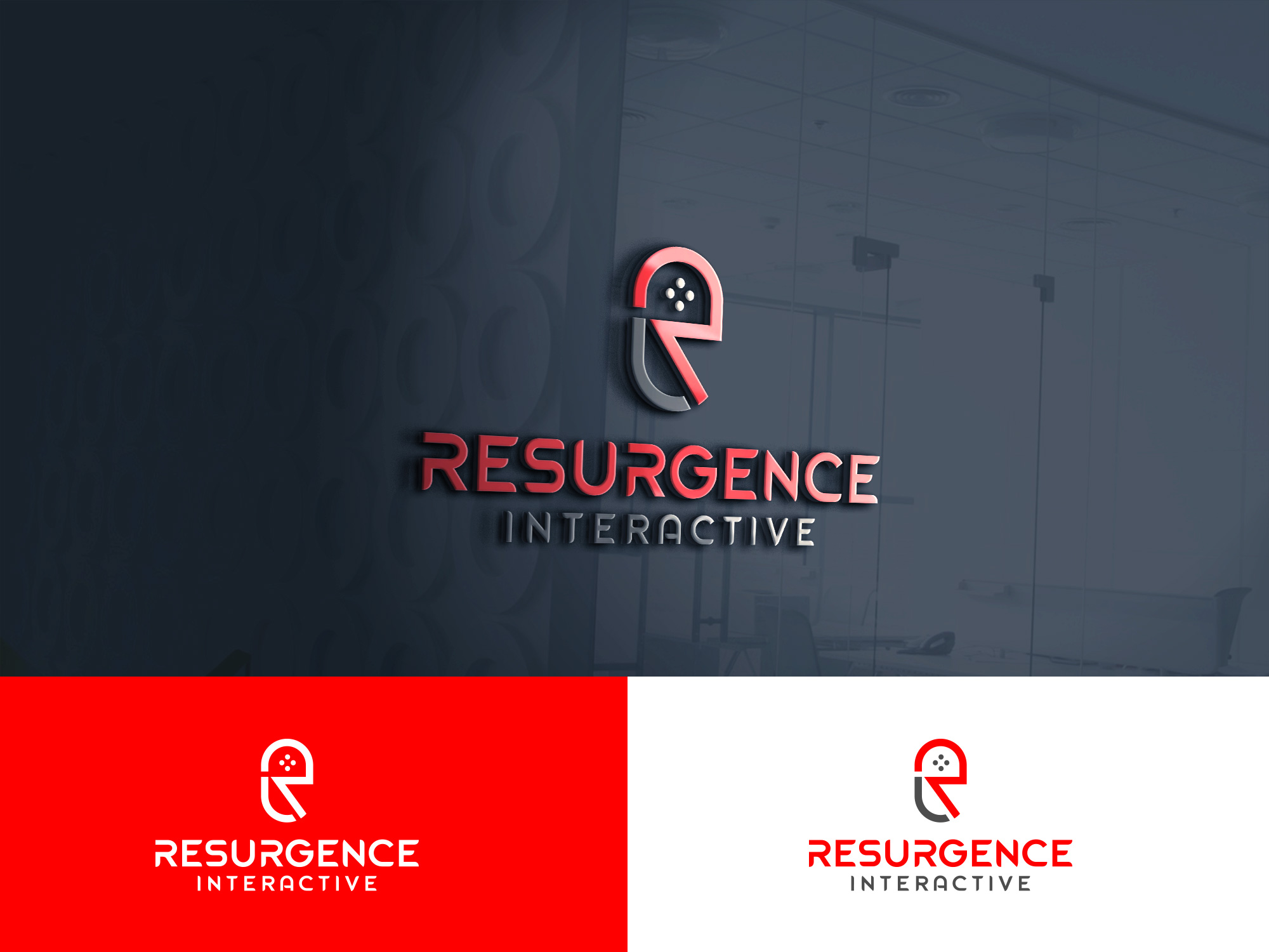 Bold, Playful, Video/Computer Games Logo Design for Resurgence ...