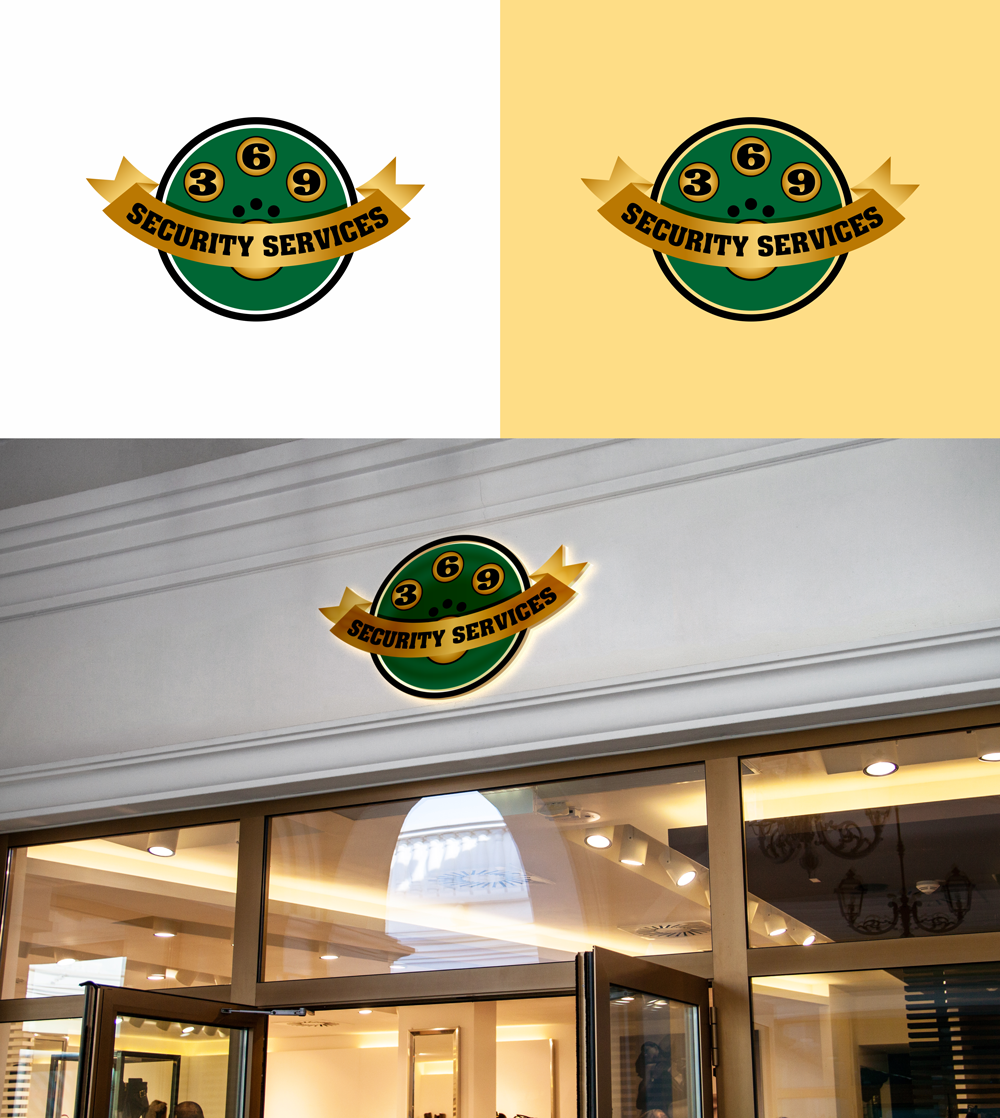 Logo Design for 369 Security Services by RA-bica | Design #32978381