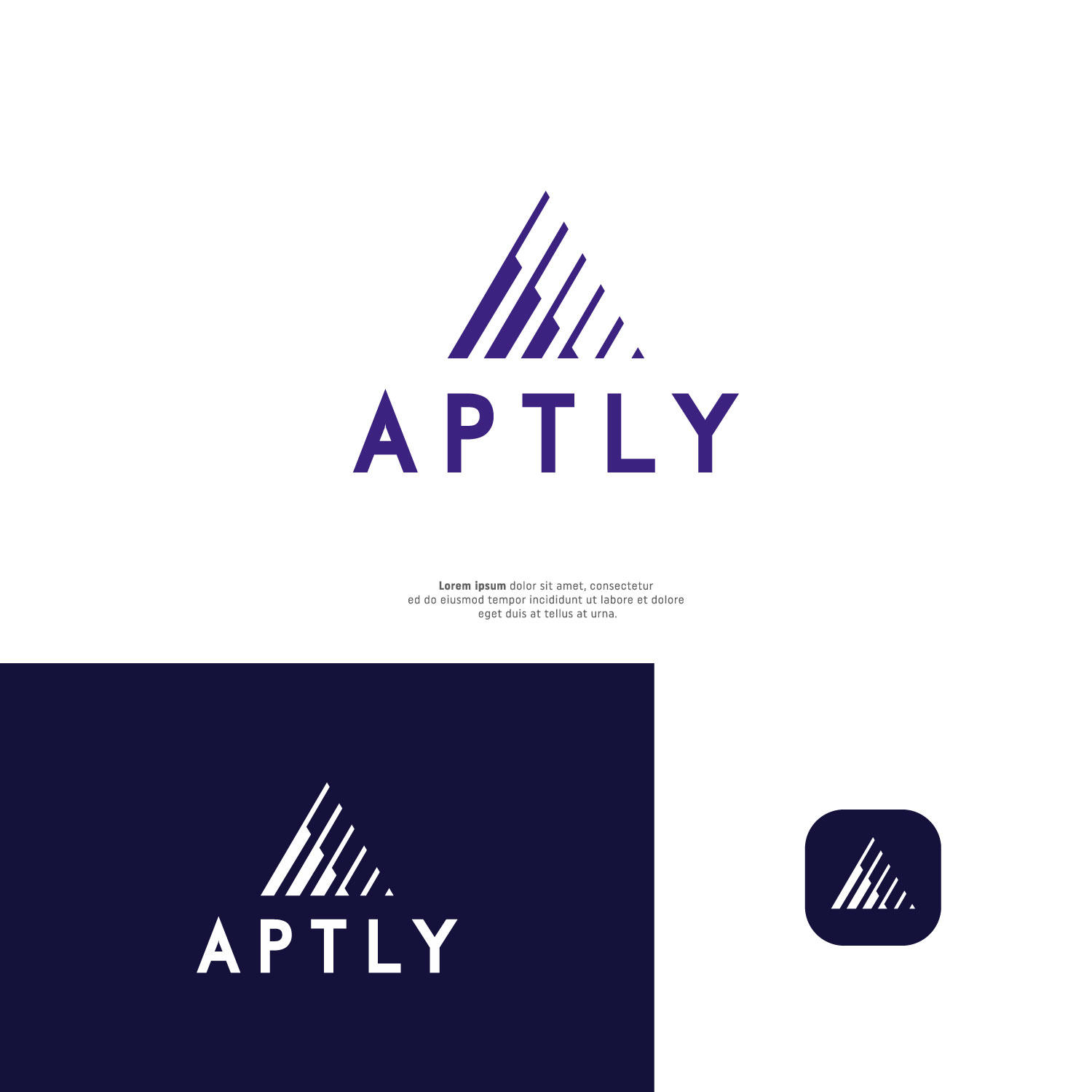 Modern, Serious, Enterprise software Logo Design for Aptly by Clean ...