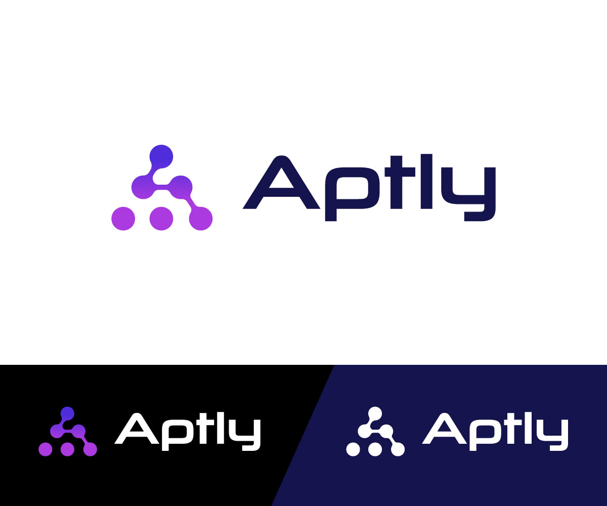 Modern, Serious, Enterprise software Logo Design for Aptly by oscar ...