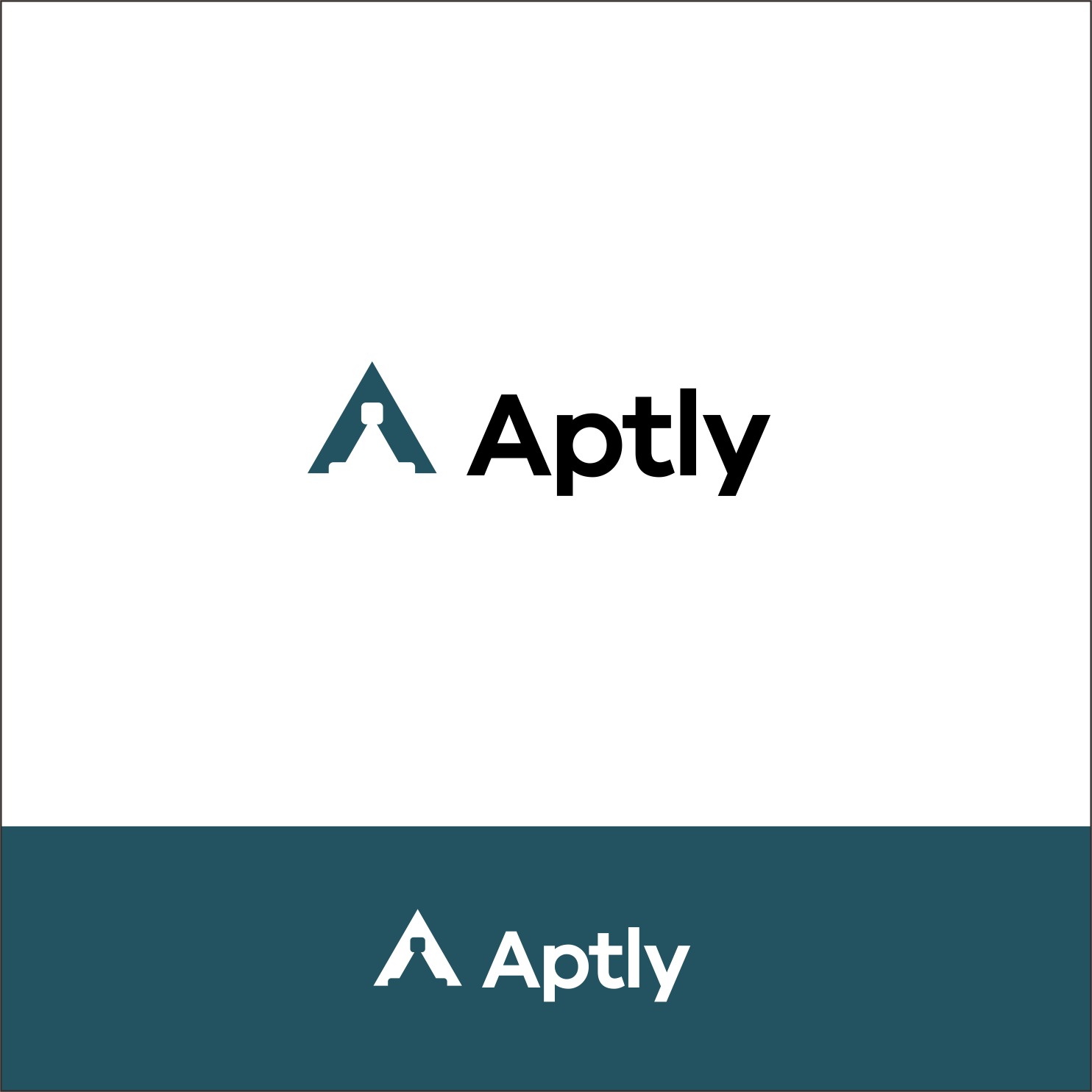 Modern, Serious, Enterprise software Logo Design for Aptly by Arham ...