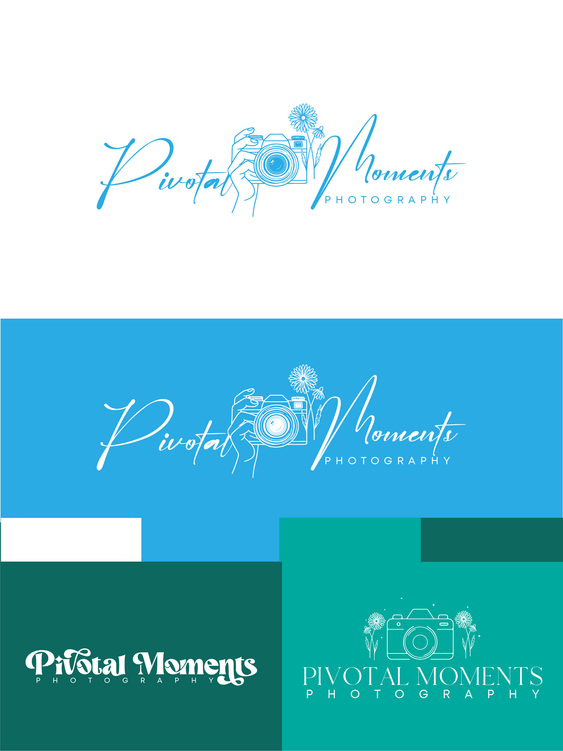 Modern, Professional Logo Design for Pivotal Moments Photography by ...