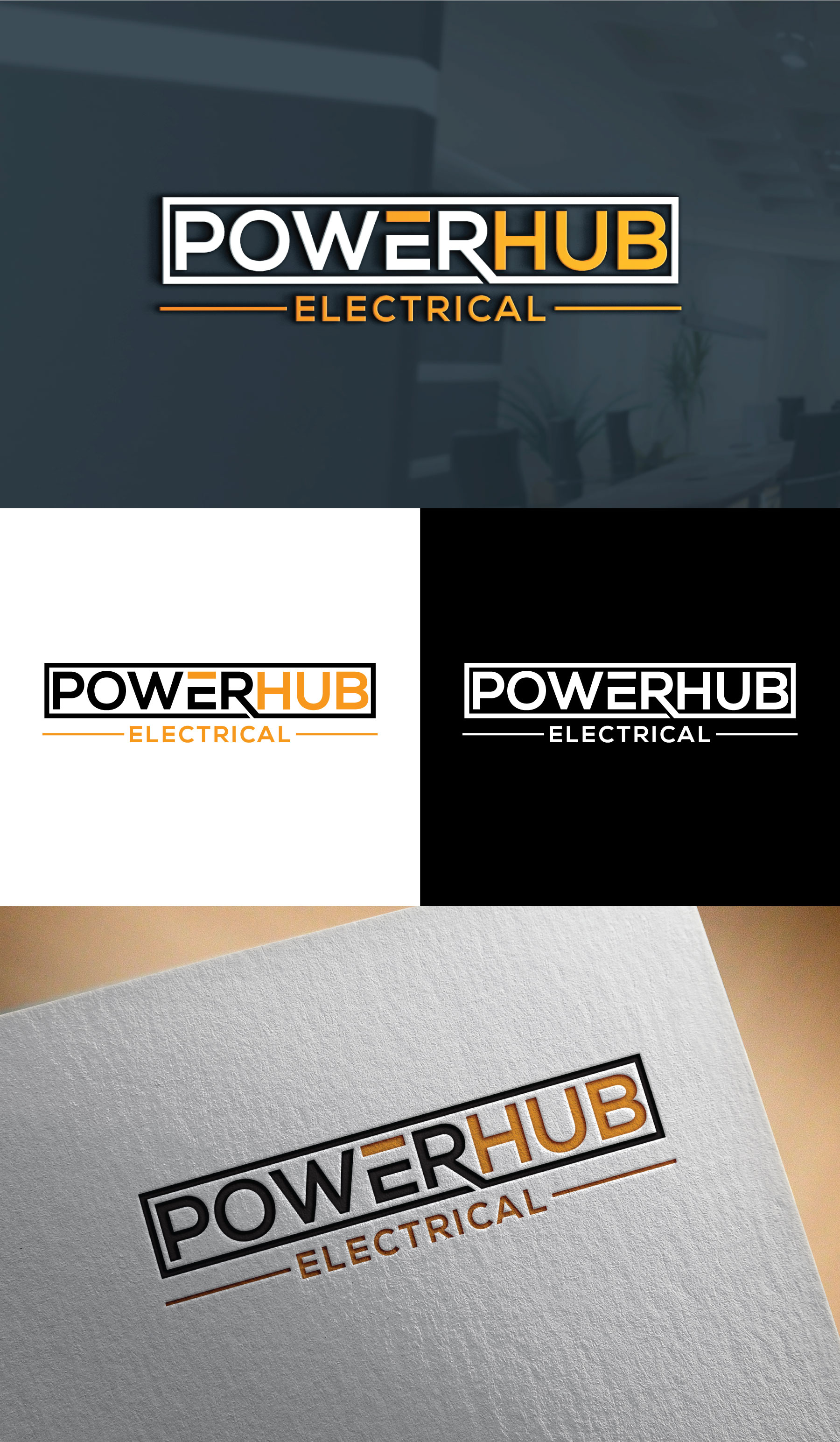 Elegant, Playful Logo Design for Powerhub Electrical by Araf0688 ...