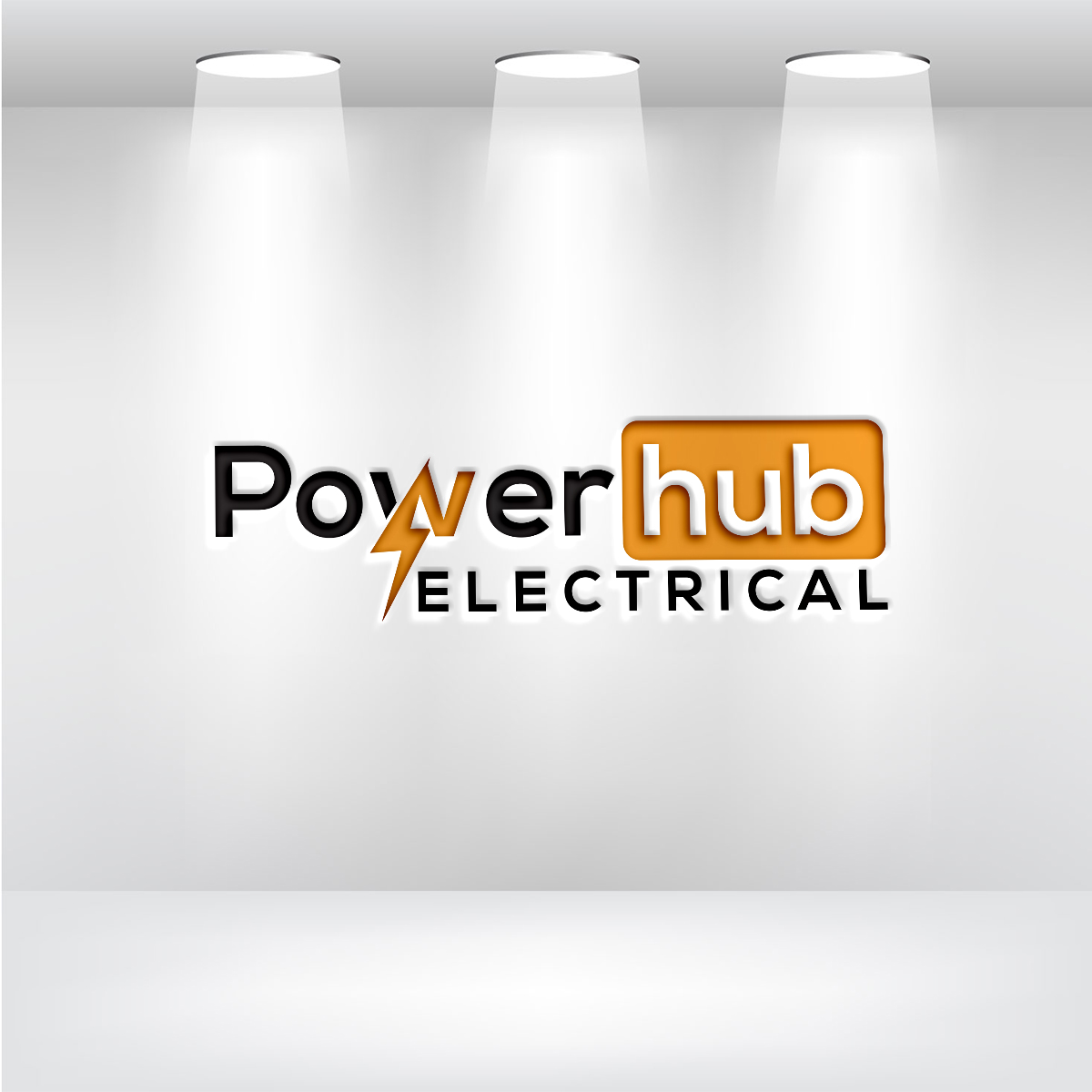 Elegant, Playful Logo Design for Powerhub Electrical by LogoHenter ...