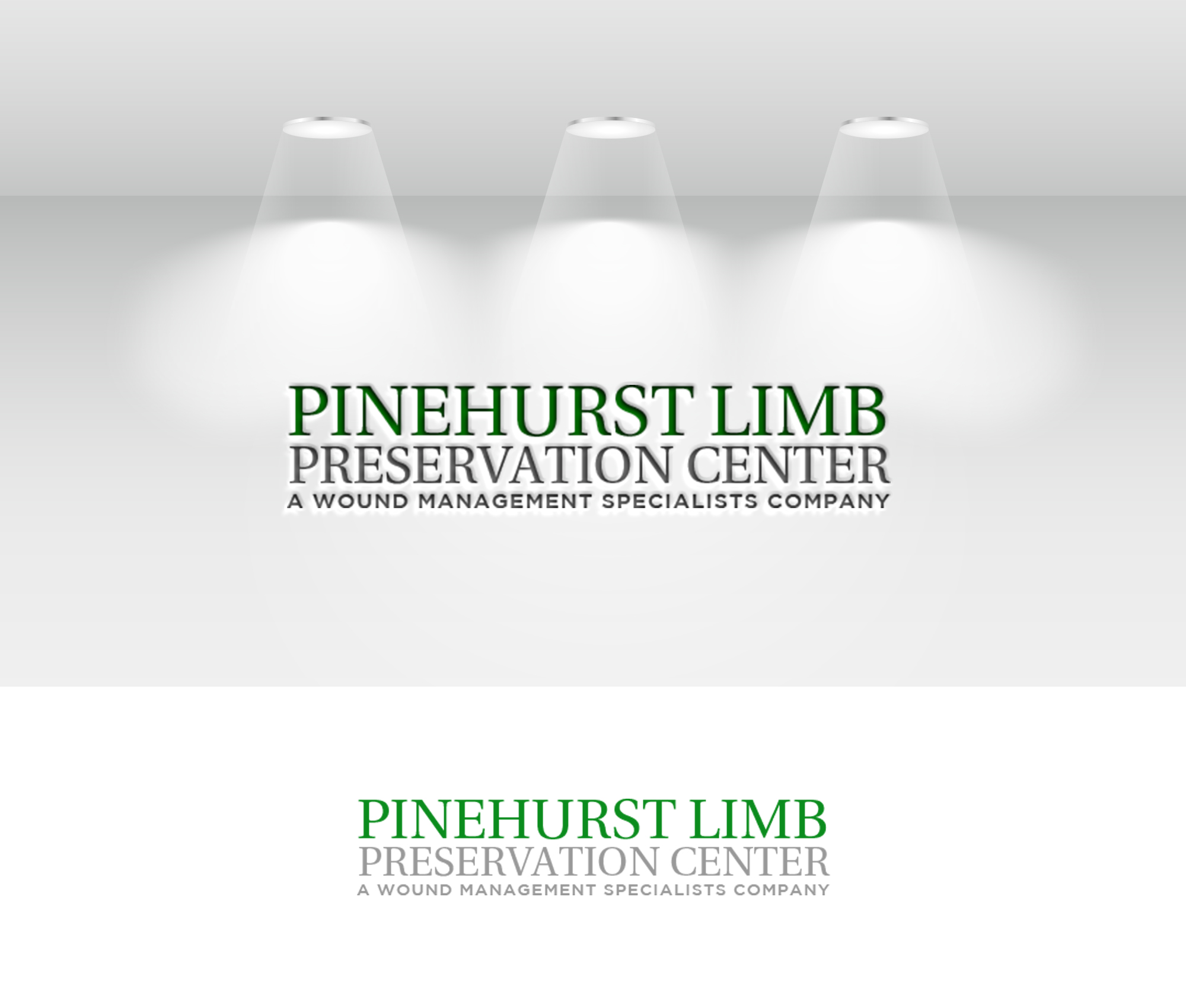Logo Design for Pinehurst Limb Preservation Center A Wound Management Specialists Company by ...