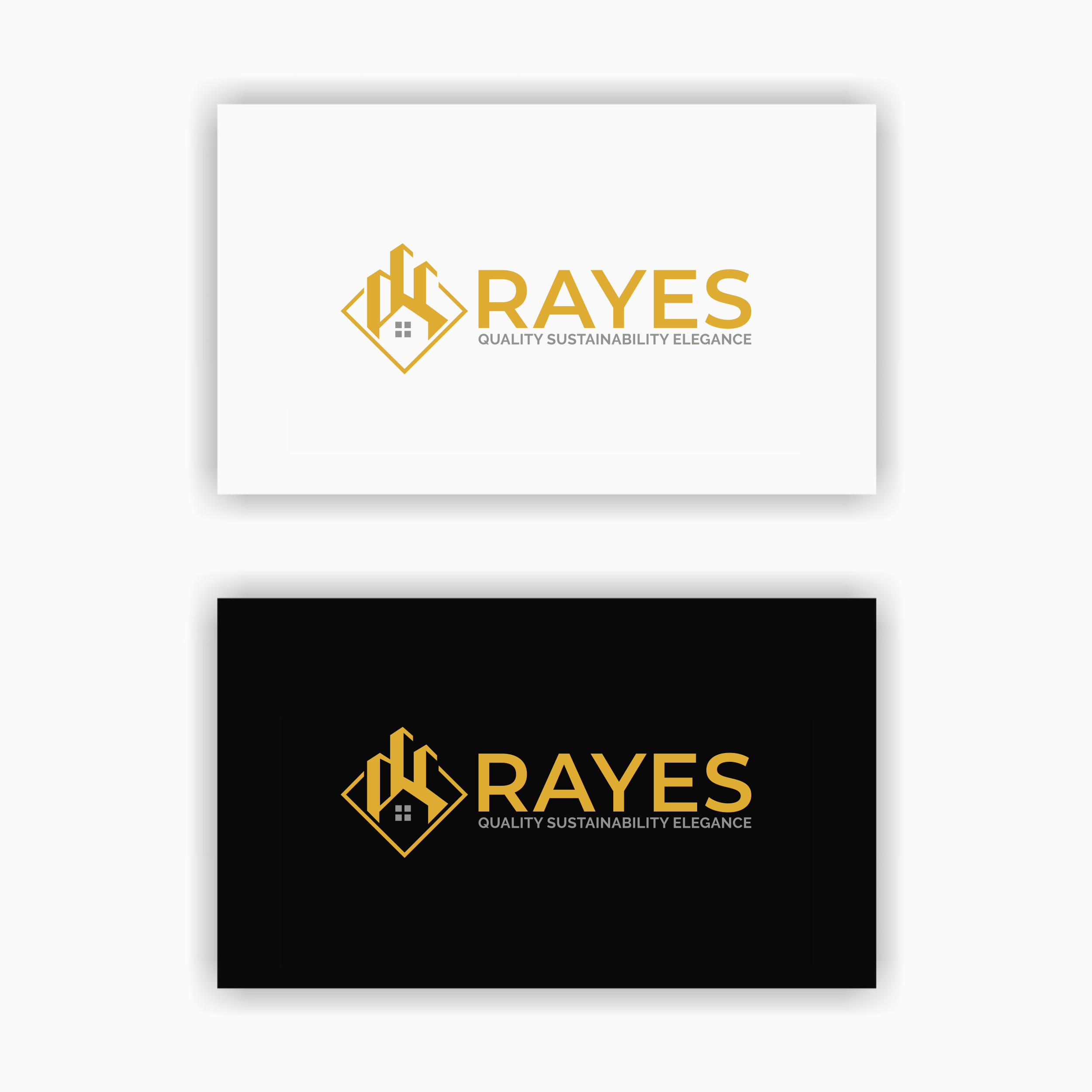 Logo Design for RAYES QUALITY SUSTAINABILITY ELEGANCE by Annu Designs ...