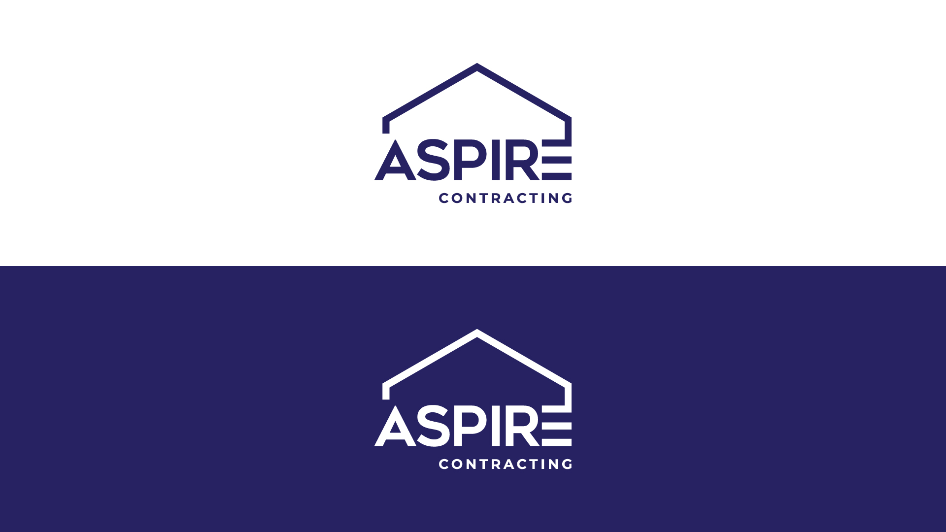 Logo Design for Aspire Contracting by BoldFrame Studio | Design #33020268