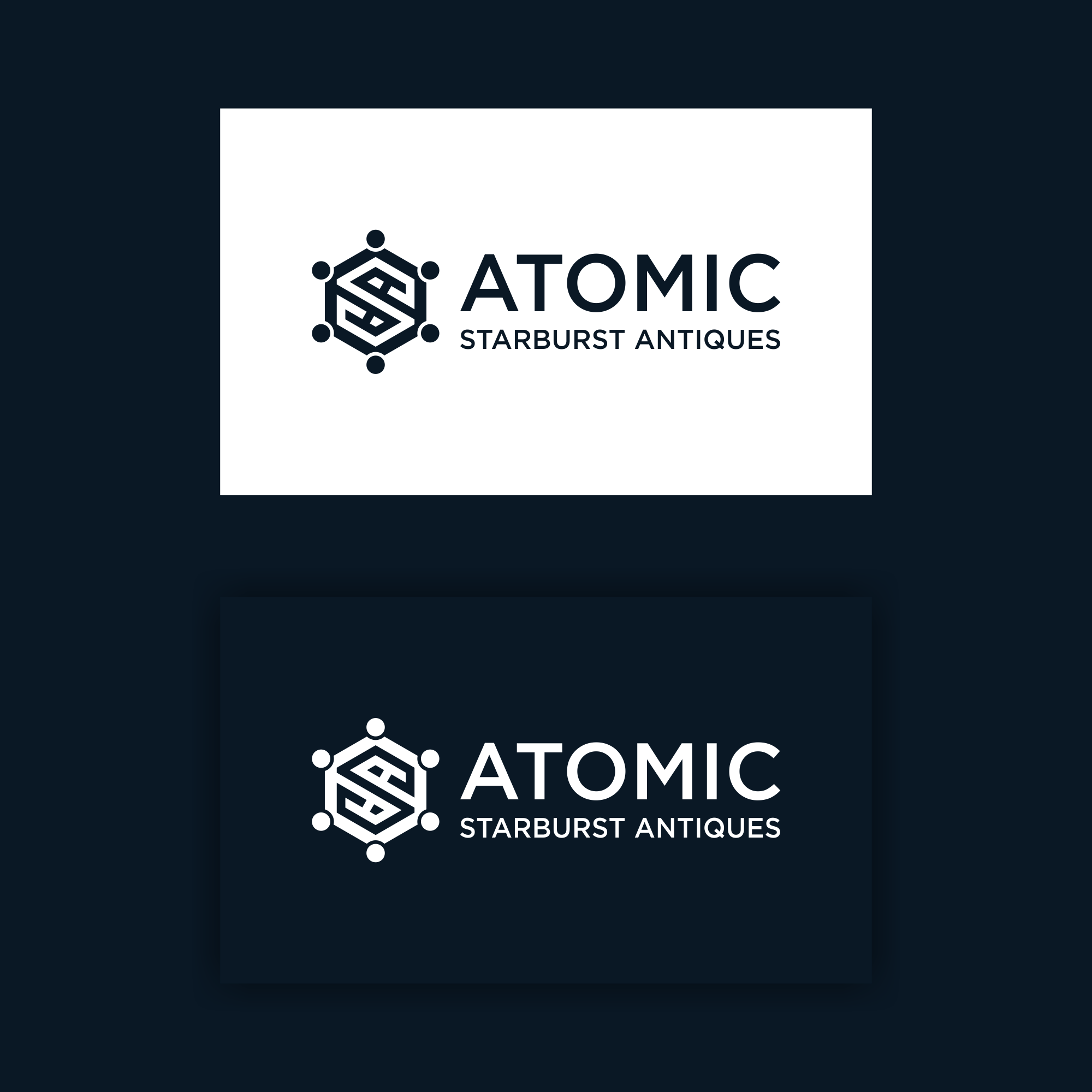 Modern, Colorful, Retail, Antique Store. Logo Design for "Atomic ...