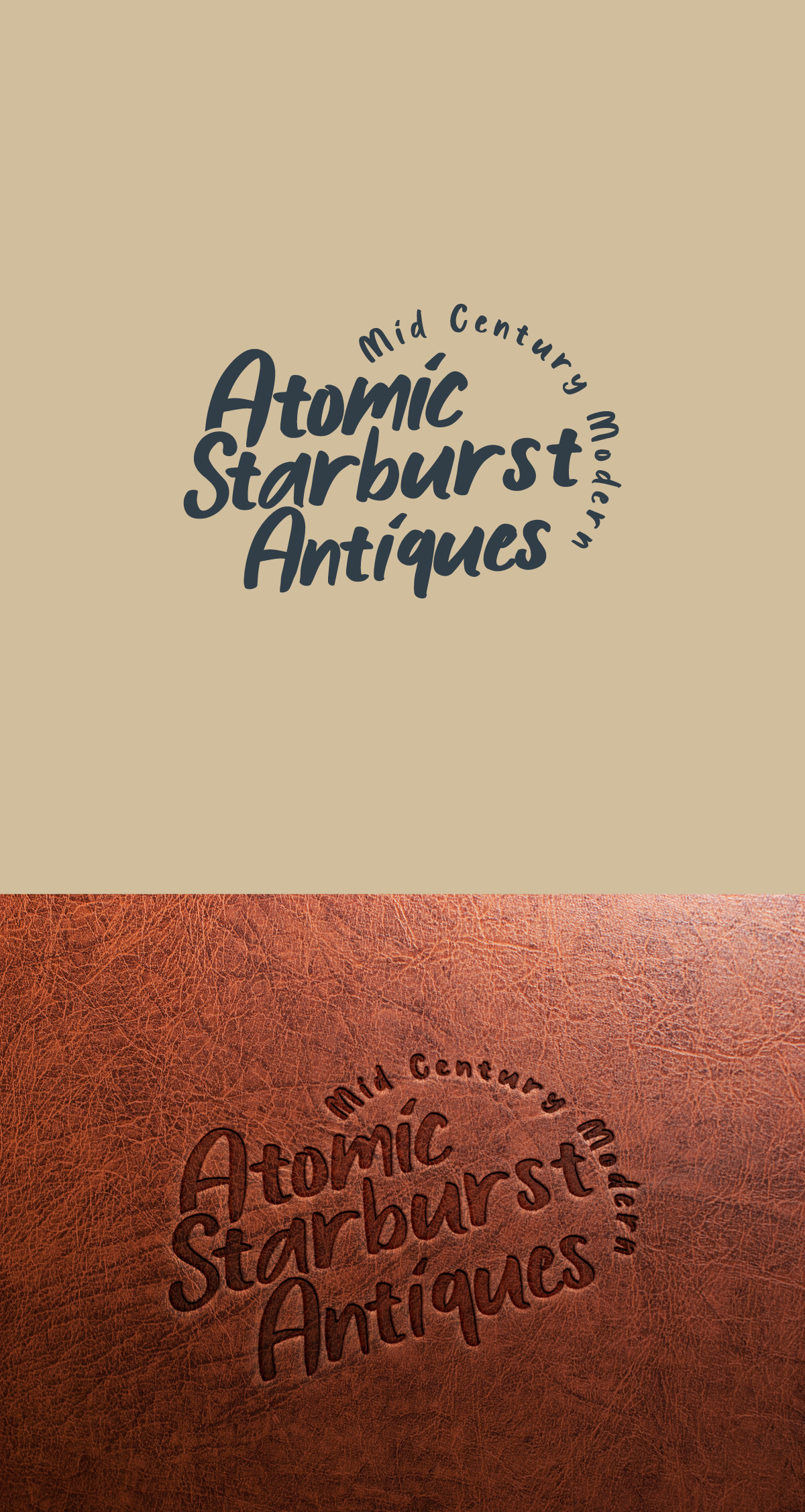 Modern, Colorful, Retail, Antique Store. Logo Design for "Atomic ...
