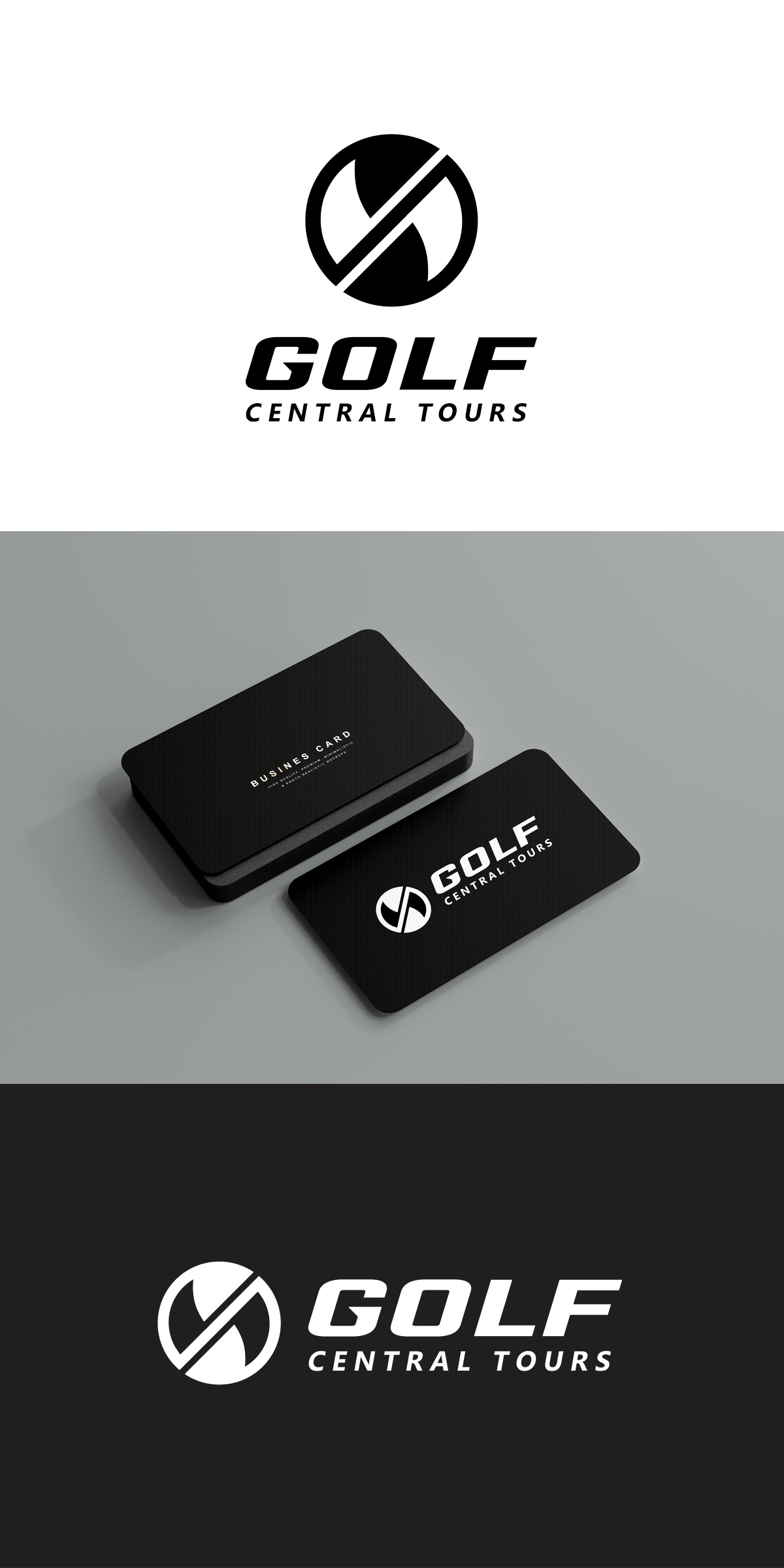Serious, Modern Logo Design for Golf Central Tours by sardilloivlucio ...