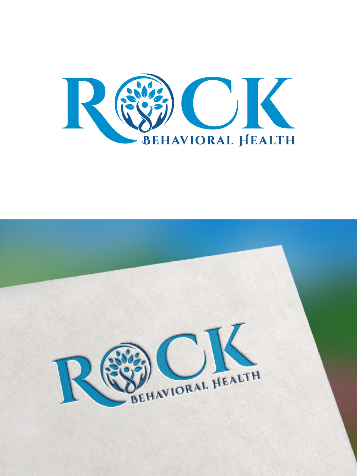 Serious, Modern, Behavioral Health Logo Design for Rock Behavioral ...
