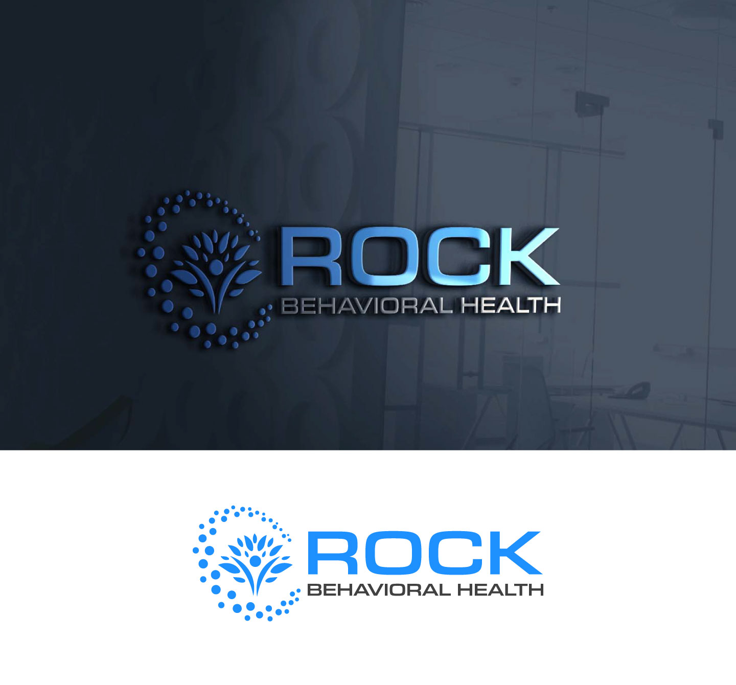 Serious, Modern, Behavioral Health Logo Design for Rock Behavioral ...