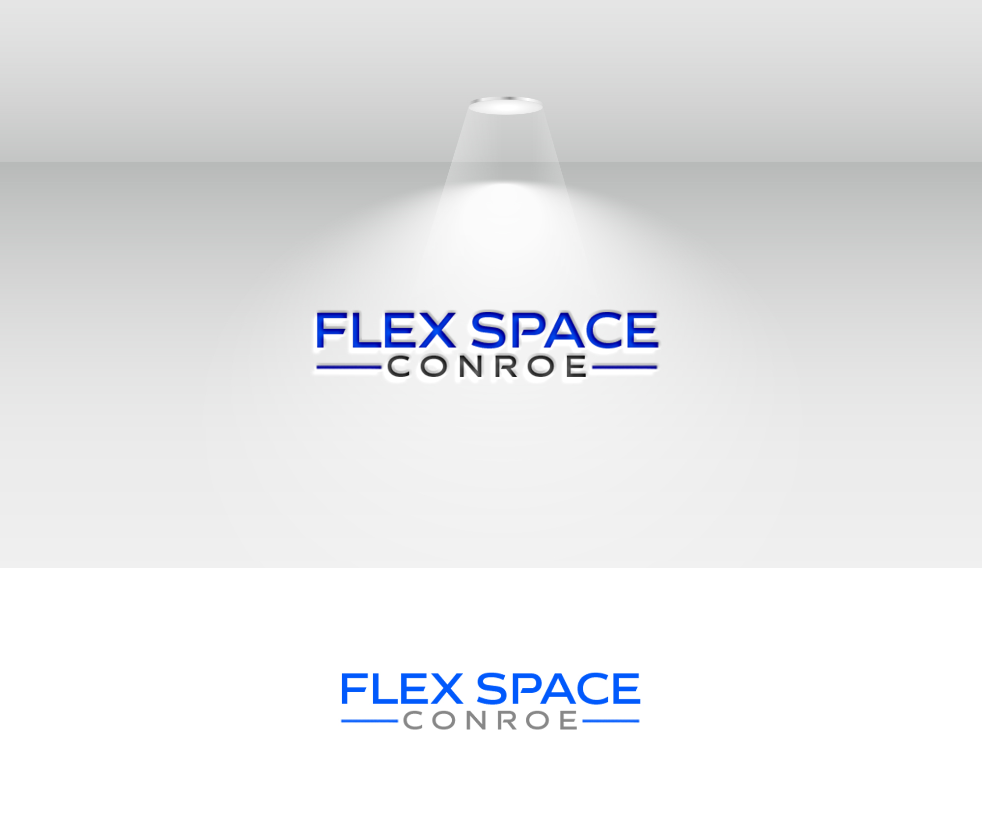 Logo Design for Flex Space - Conroe (but down the road be able to ...