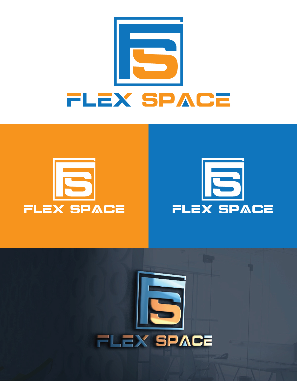 Logo Design for Flex Space - Conroe (but down the road be able to ...