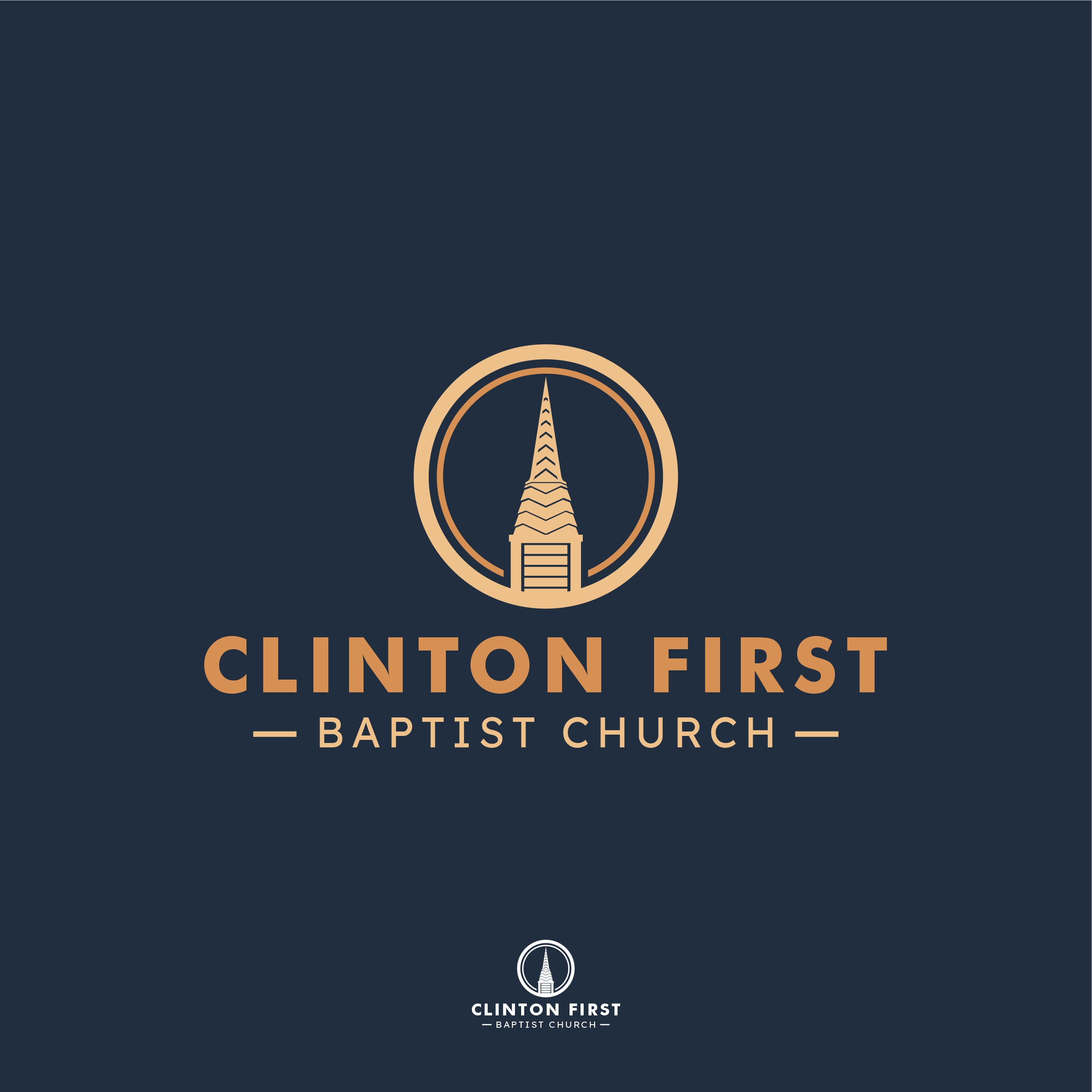 Serious, Modern, church, religious Logo Design for Clinton First ...