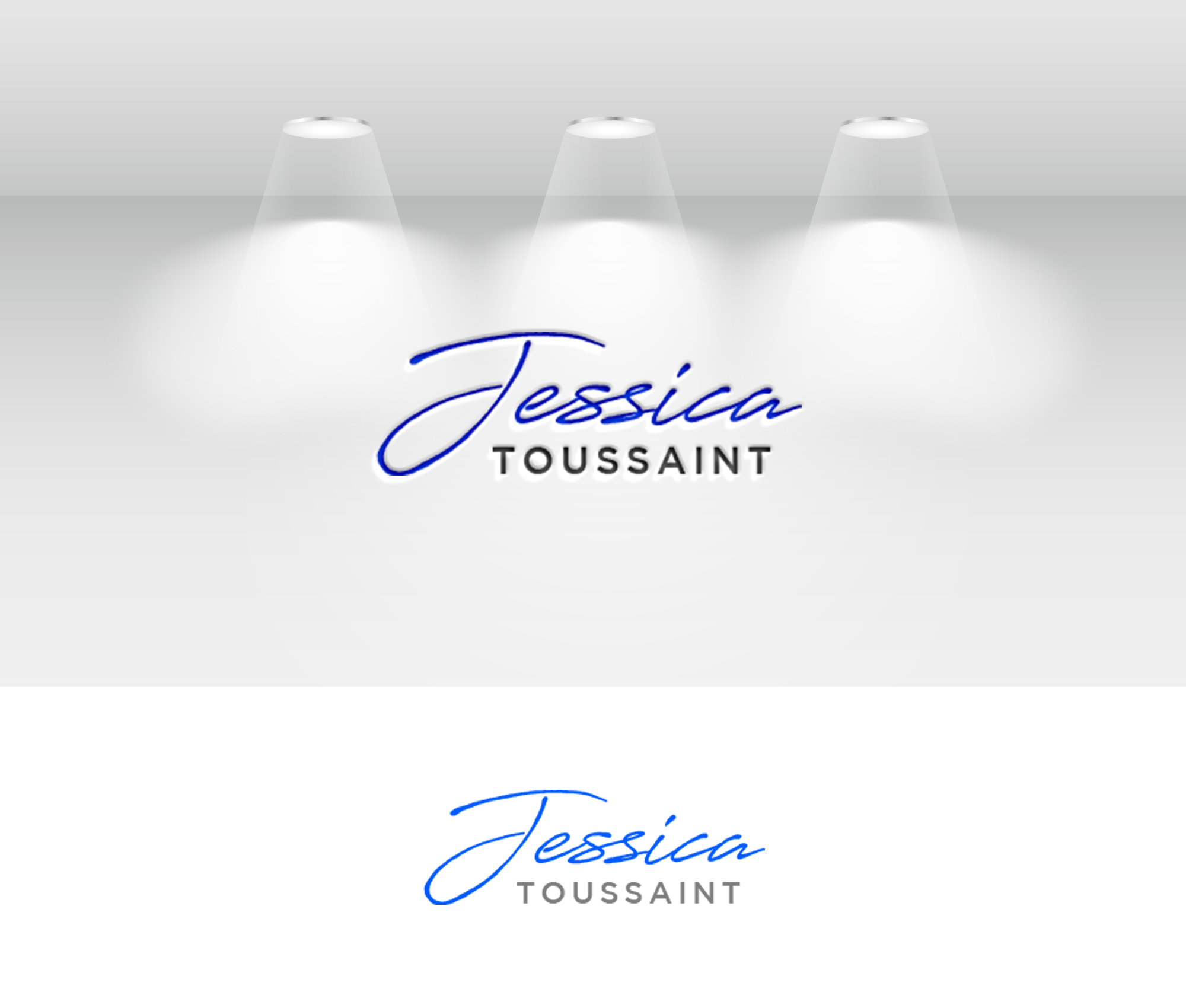 Bold, Modern Logo Design for Jessica Toussaint by AliArts | Design ...