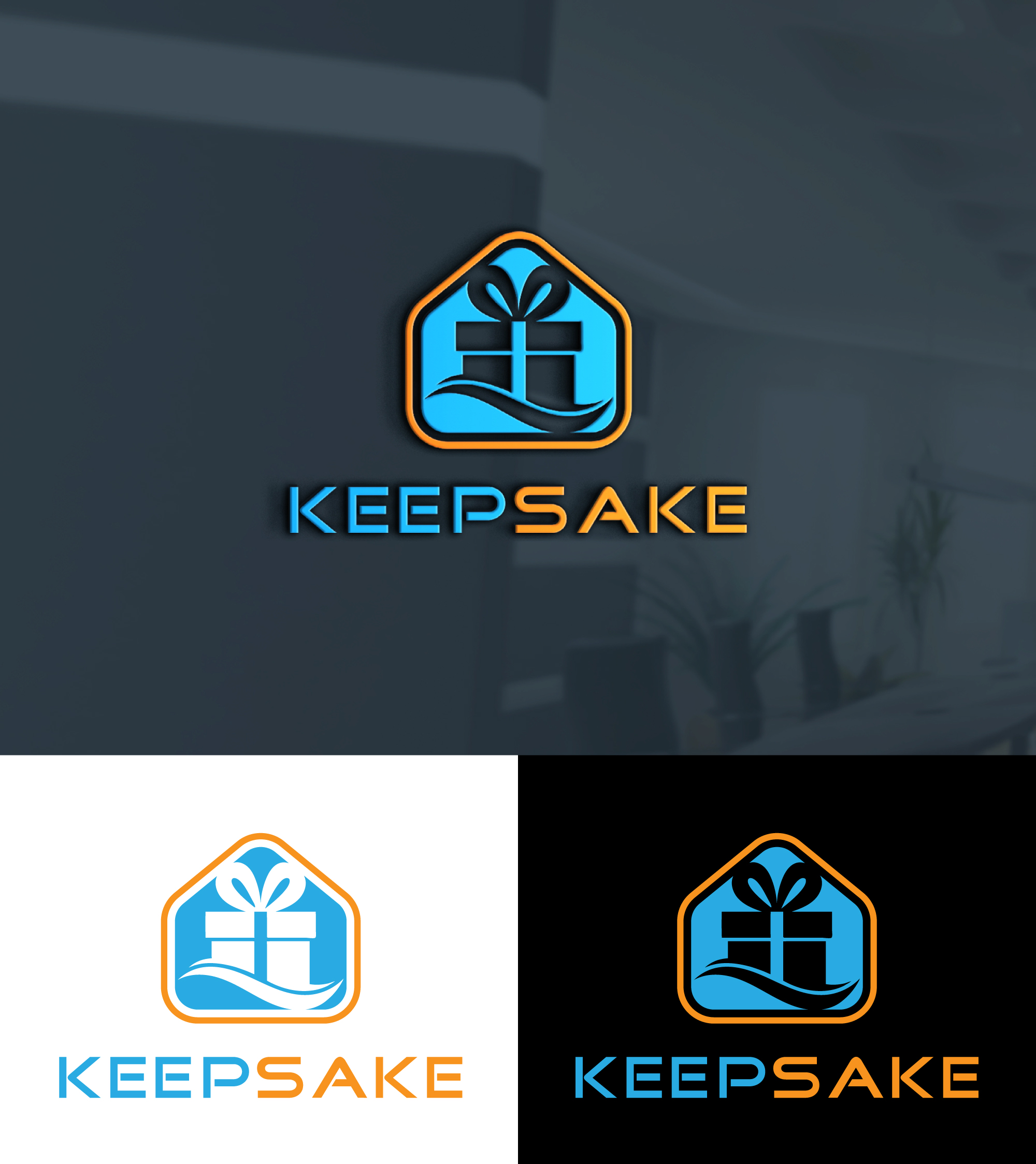 Elegant, Playful, Online Gift Shop Logo Design for KeepSake by ...