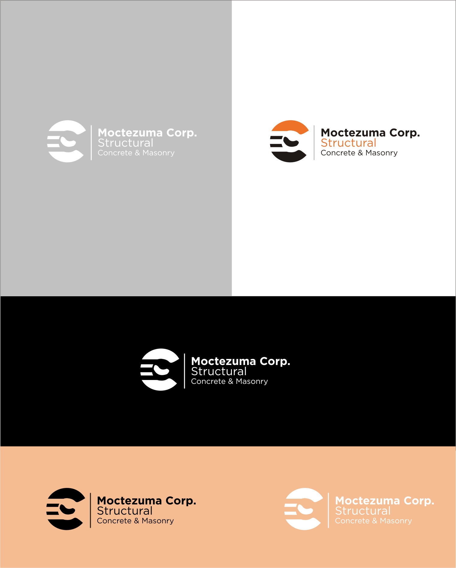 Elegant, Playful, Construction Logo Design for Line #1 Moctezuma Corp ...