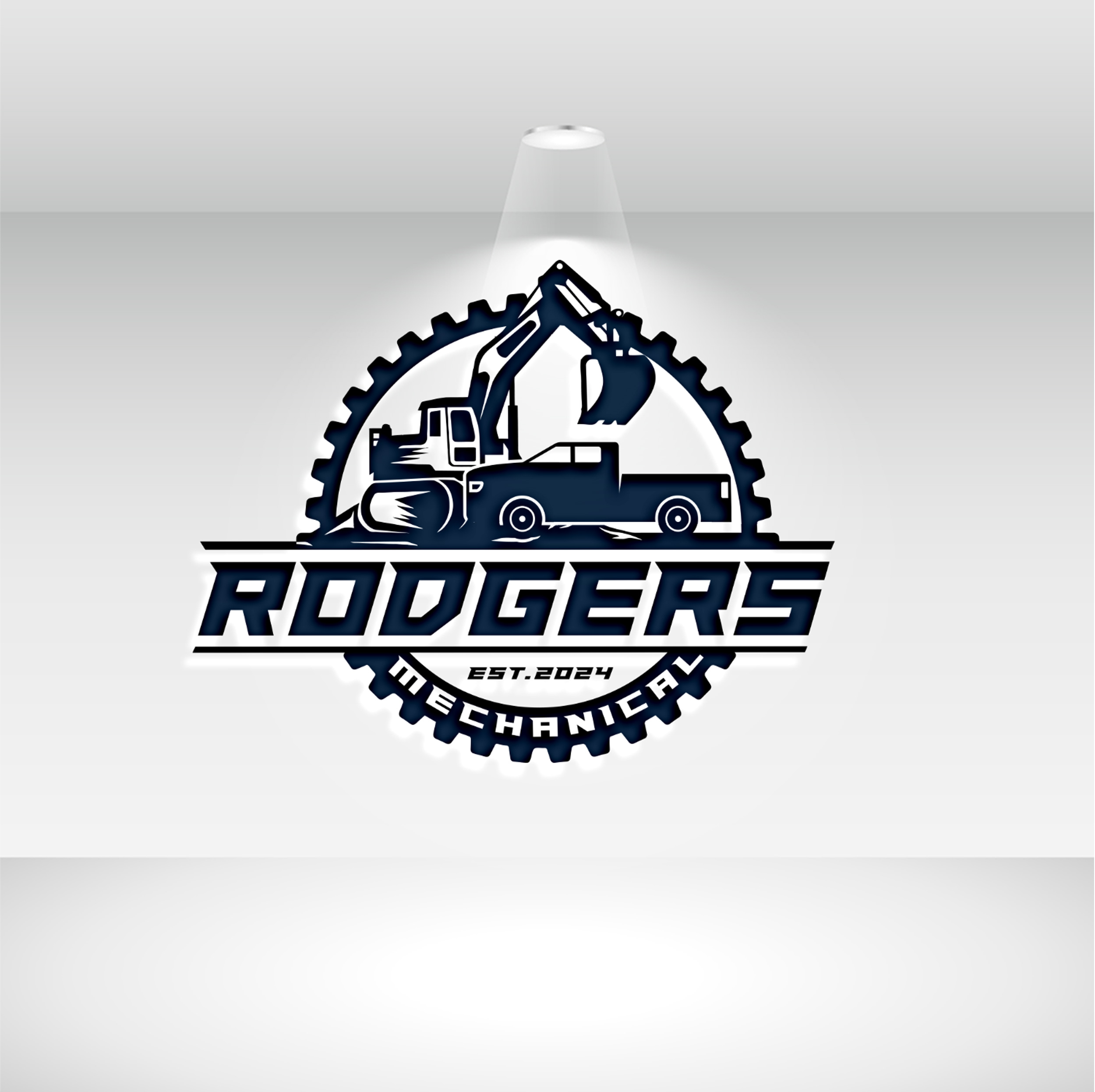 Masculine, Bold, Mining and automotive Logo Design for Rodgers Mechanical by MD ROKON UDDIN ...