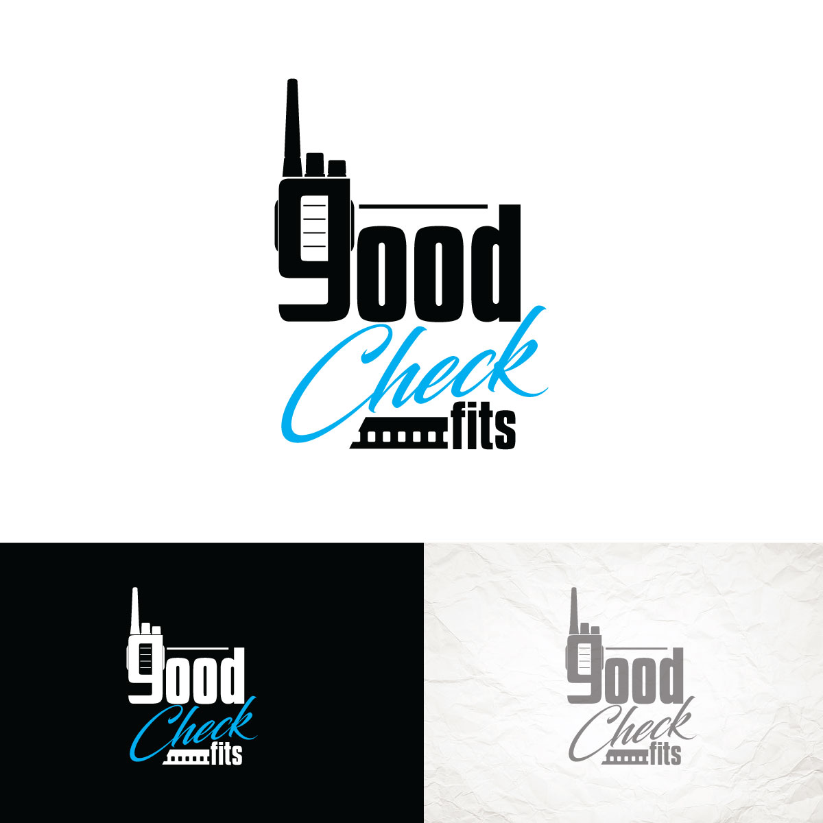 Bold, Playful, apparel Logo Design for good check fits by DesignFriday ...