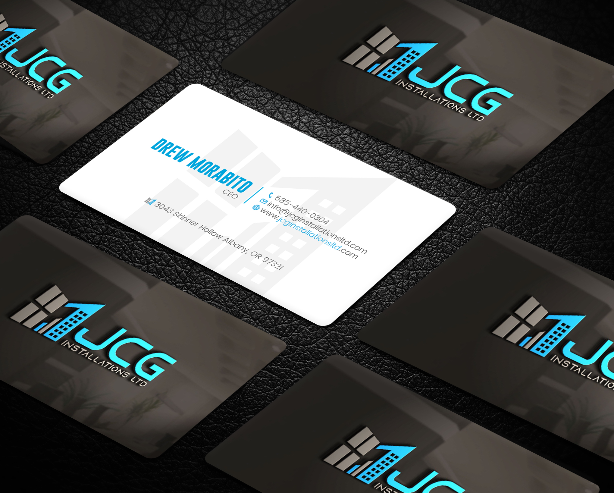 Elegant, Playful, Construction Business Card Design for JCG Installations Ltd by Tripti Ranjan ...