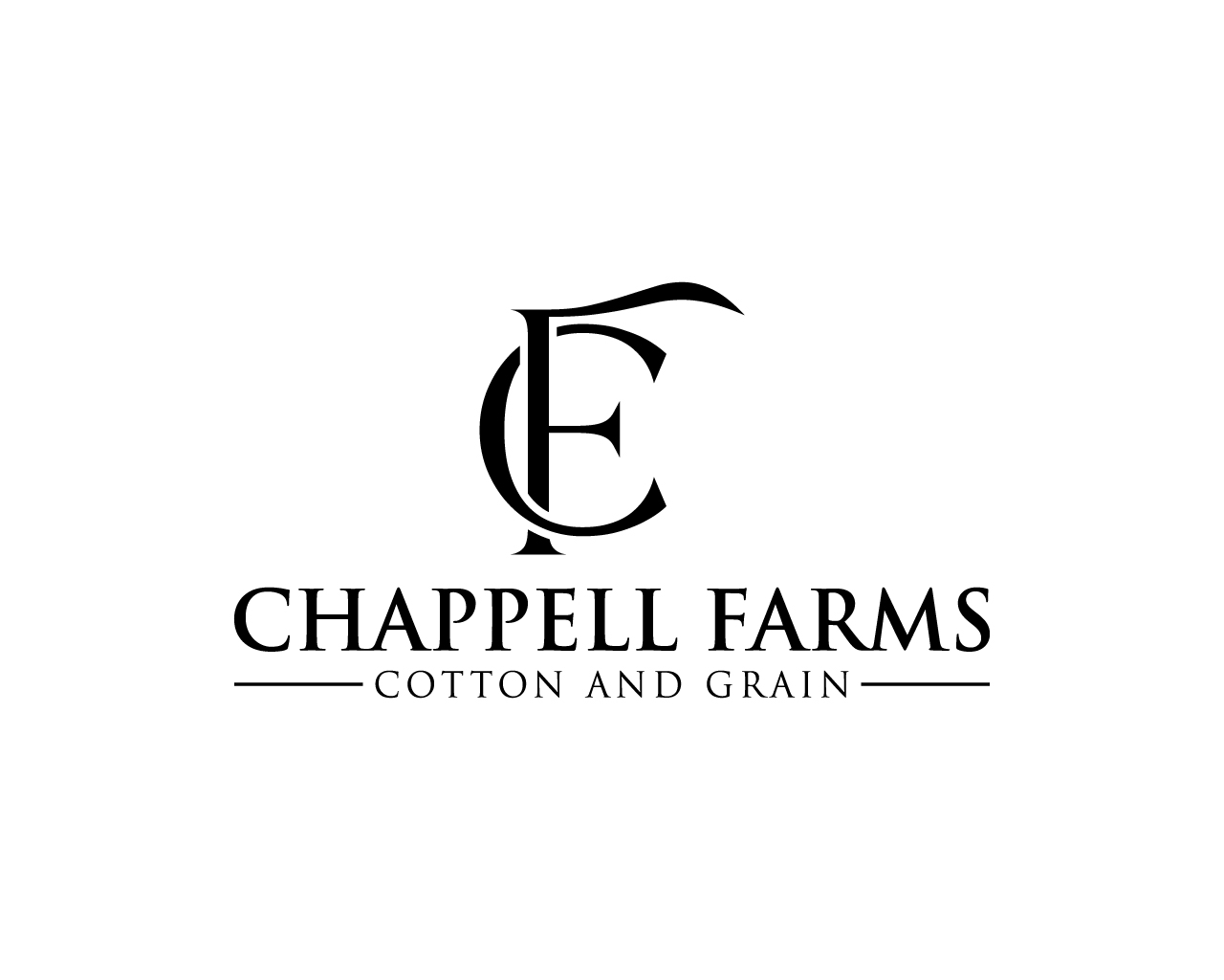 Logo Design for Chappell Farms CF logo cotton grain by Ahasanu | Design ...