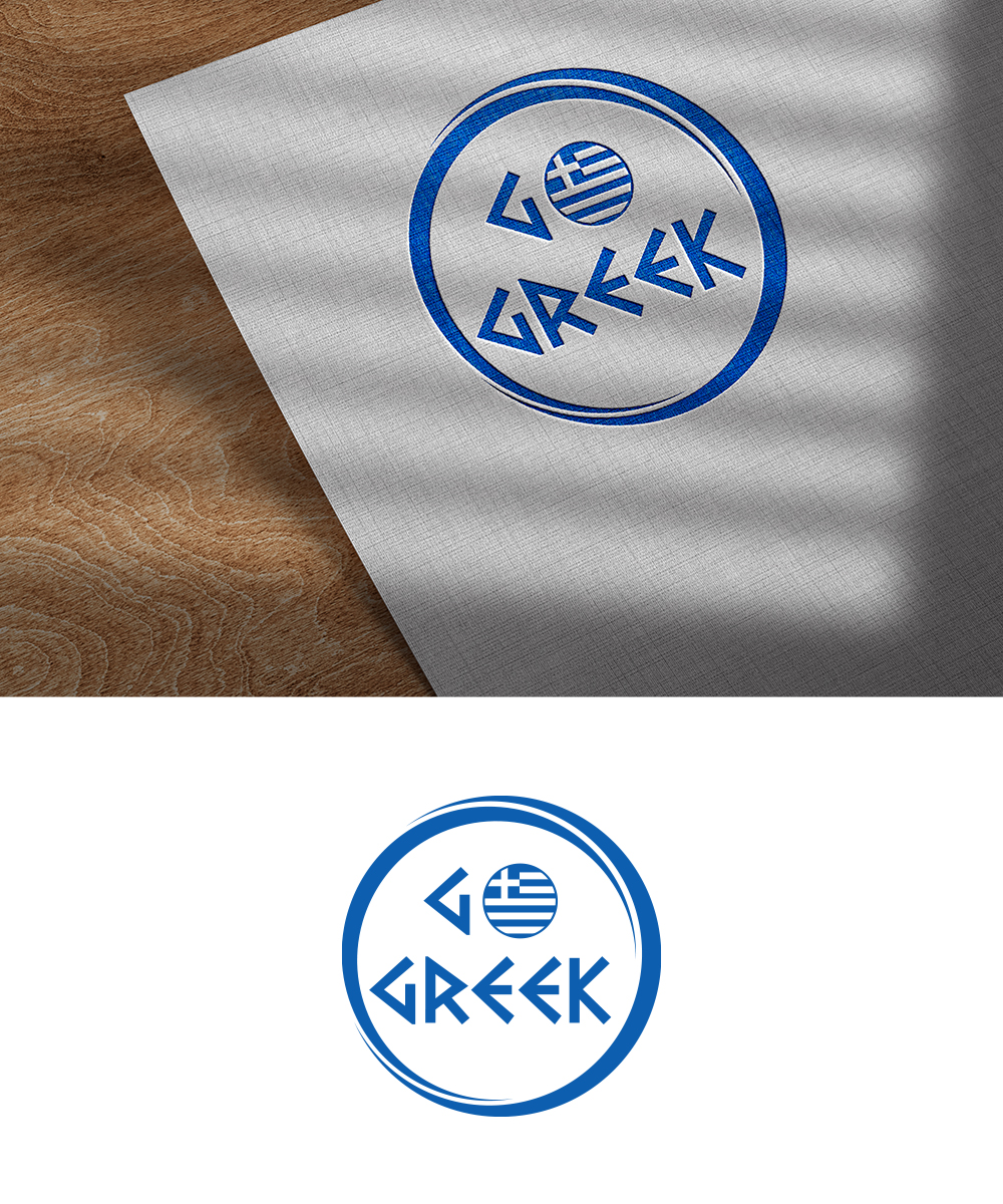 Modern, Elegant, Greek Fast Casual Restaurant Logo Design for Go Greek ...