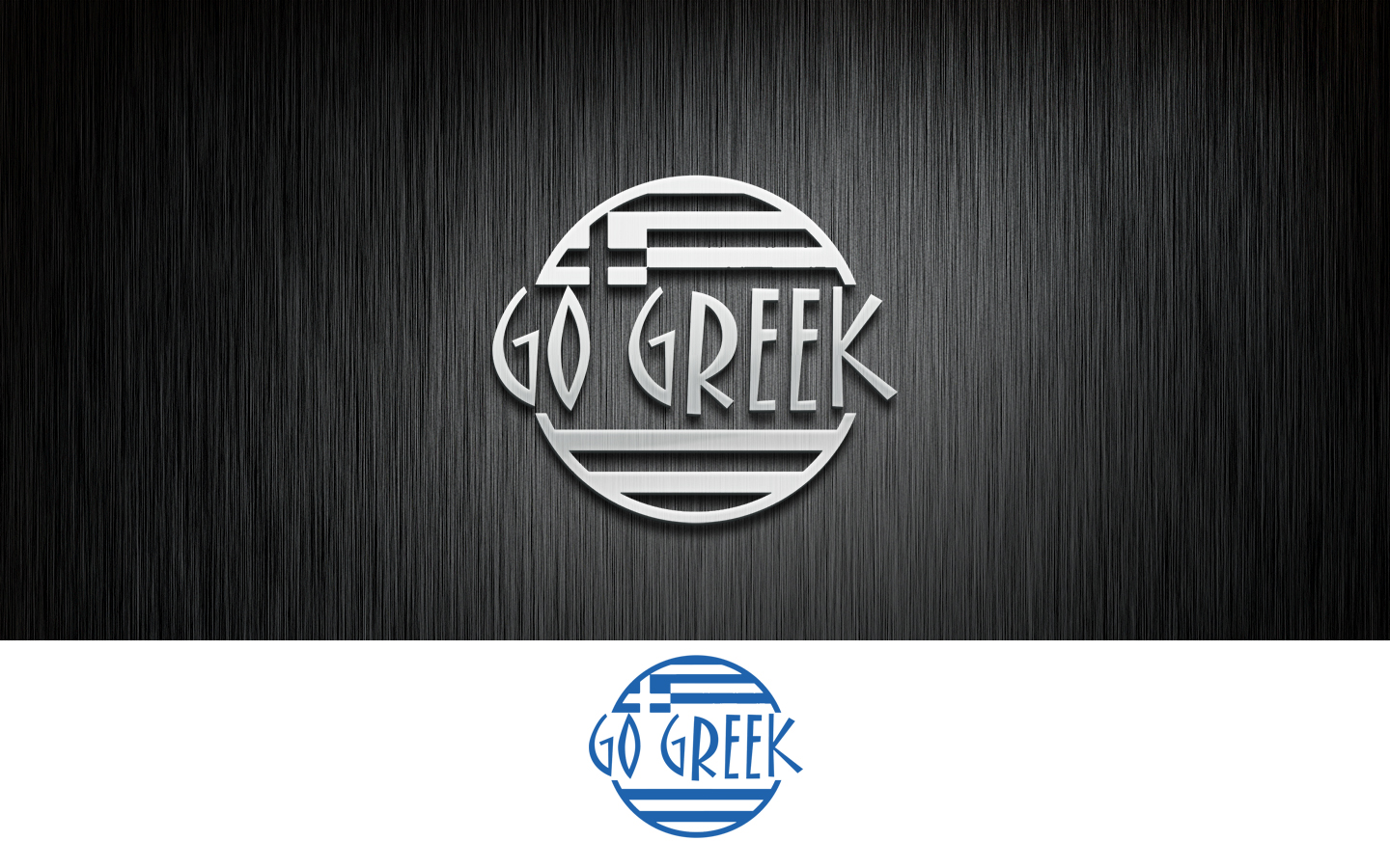Modern, Elegant, Greek Fast Casual Restaurant Logo Design for Go Greek ...