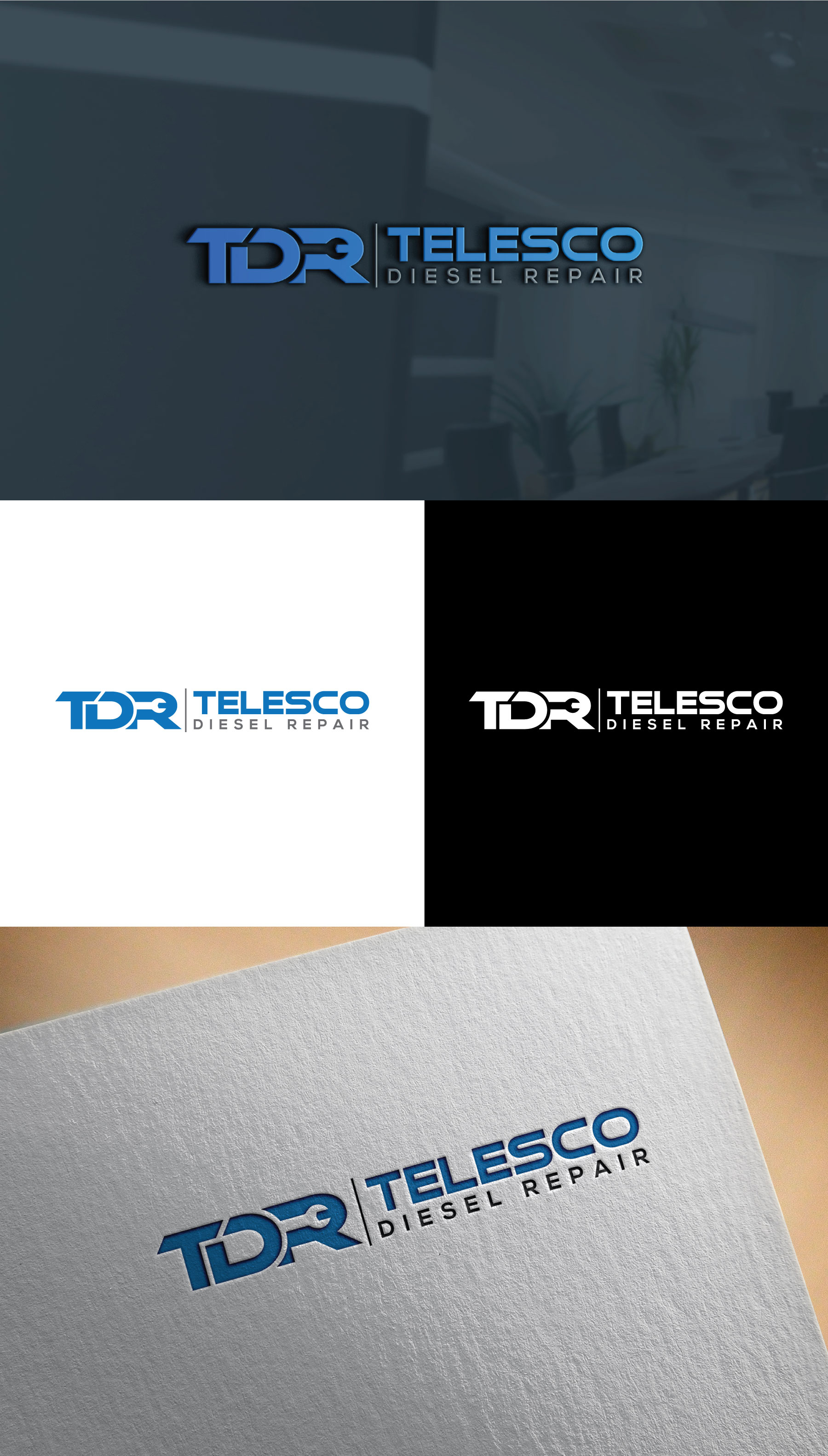 Masculine, Conservative Logo Design for Telesco Diesel Repair by ...