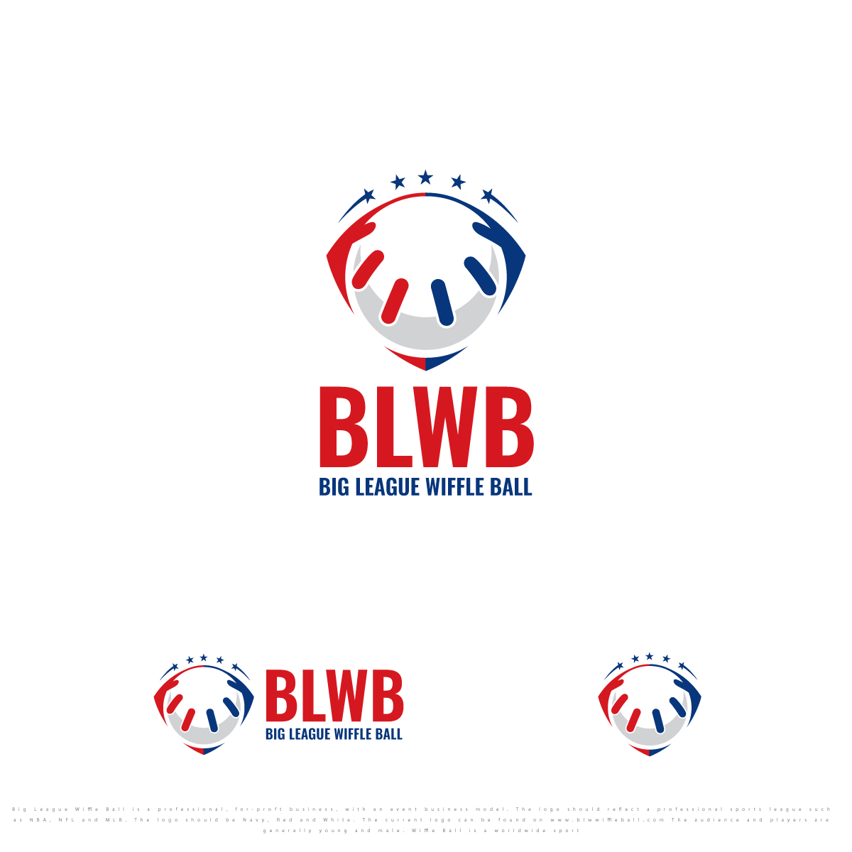 Masculine, Bold, Sports Logo Design for Big League Wiffle Ball by ...