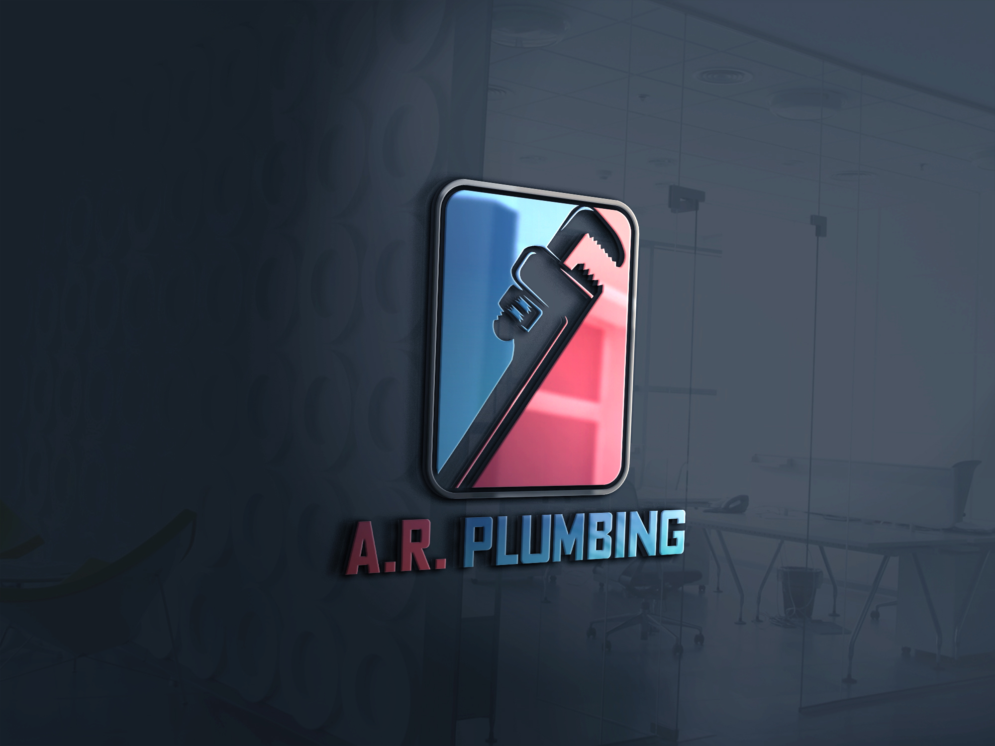 Modern, Bold, Plumbing Logo Design for A.R. Plumbing by Mk_Graphix ...