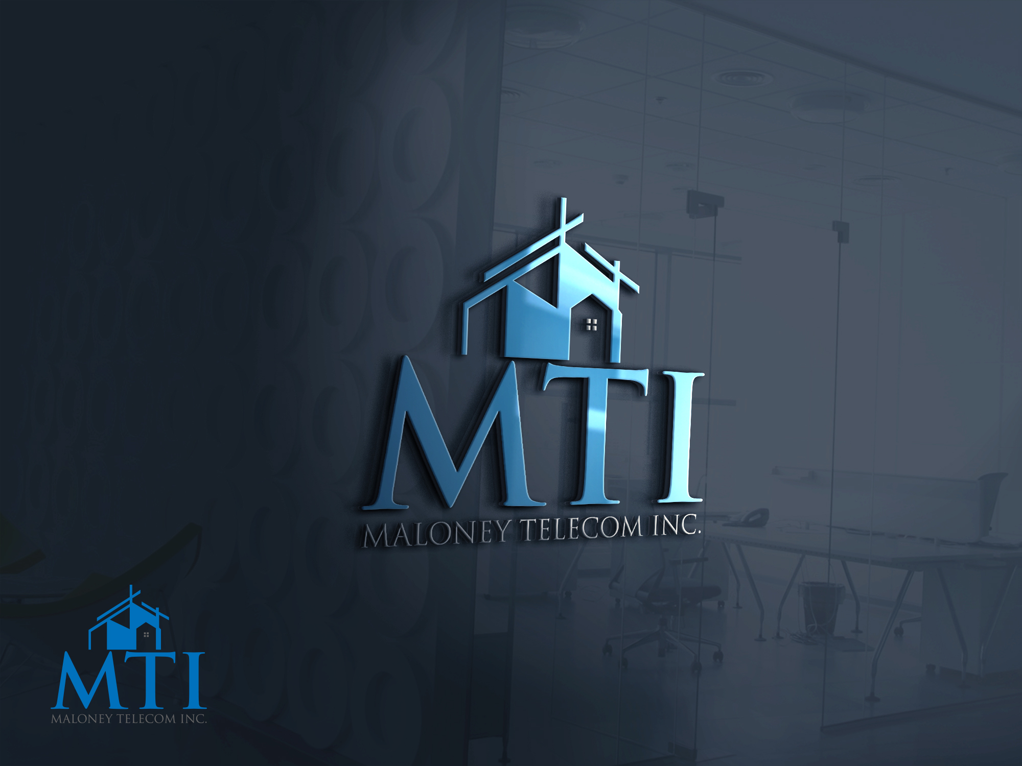 Bold, Modern, Technology Logo Design for MTI or Maloney Telecom Inc. by ...