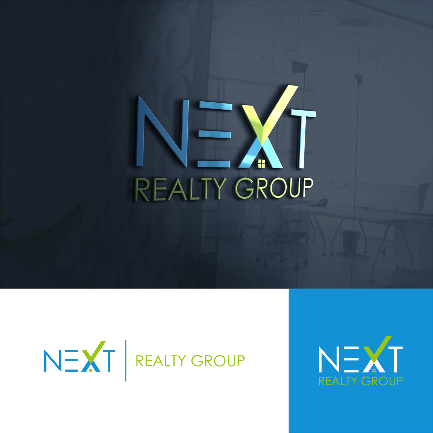 Modern, Bold, Real estate Logo Design for Next Realty Group by art ...