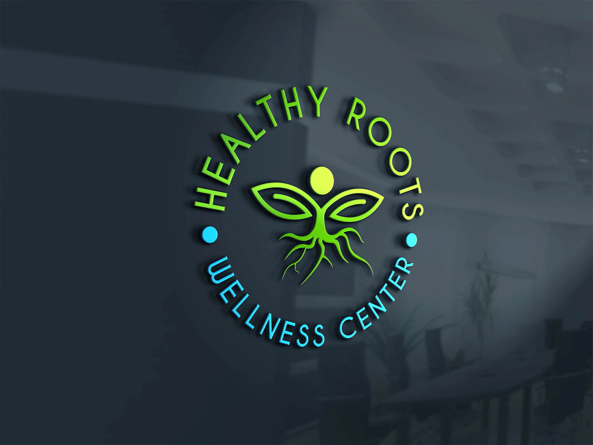 Elegant, Playful Logo Design for Healthy Roots Wellness Center by AFSAN ...
