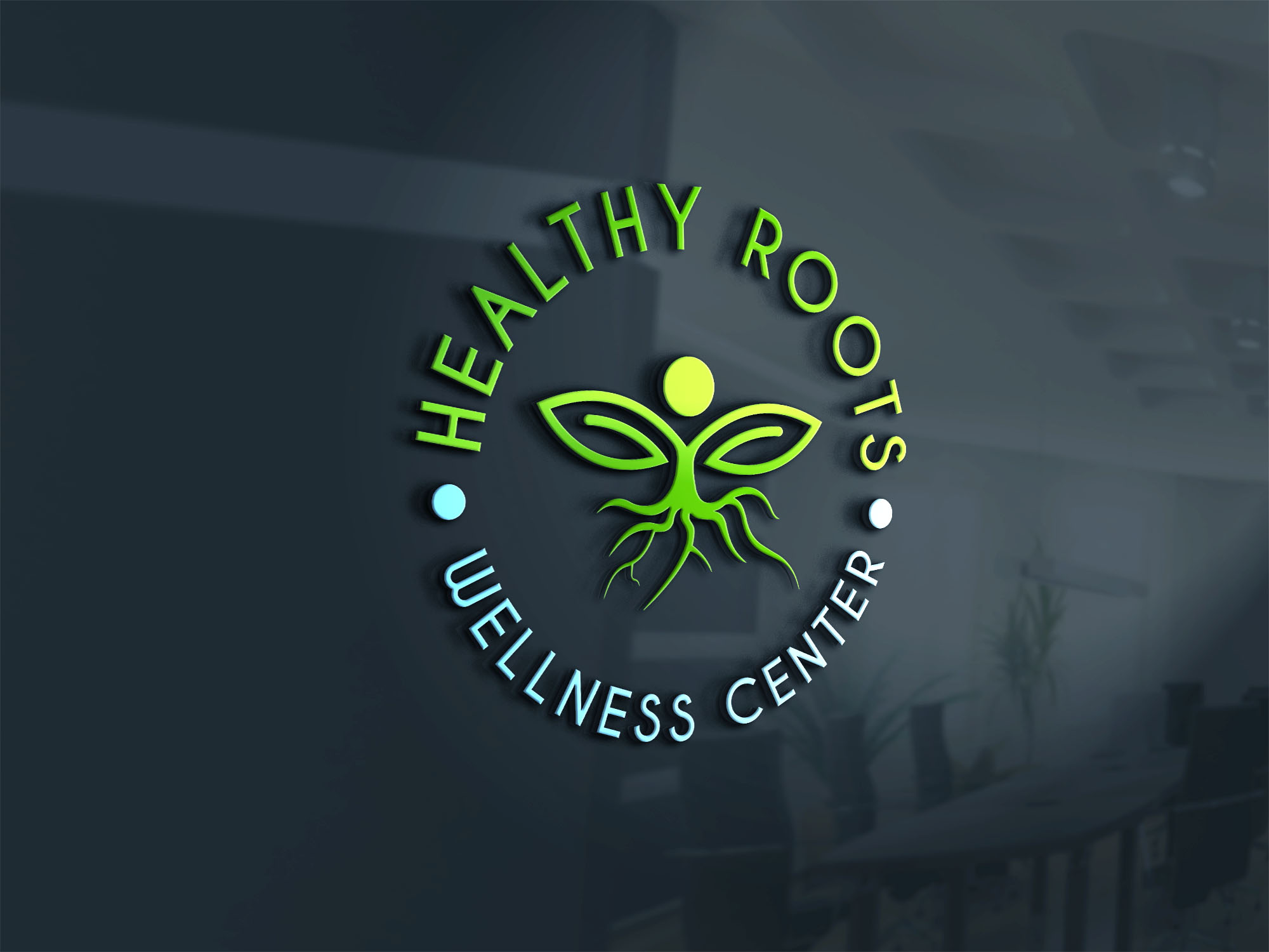 Elegant, Playful Logo Design for Healthy Roots Wellness Center by AFSAN ...