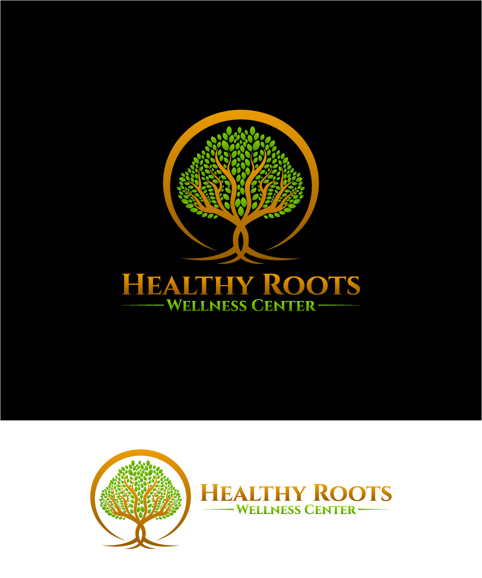 Elegant, Playful Logo Design for Healthy Roots Wellness Center by ...