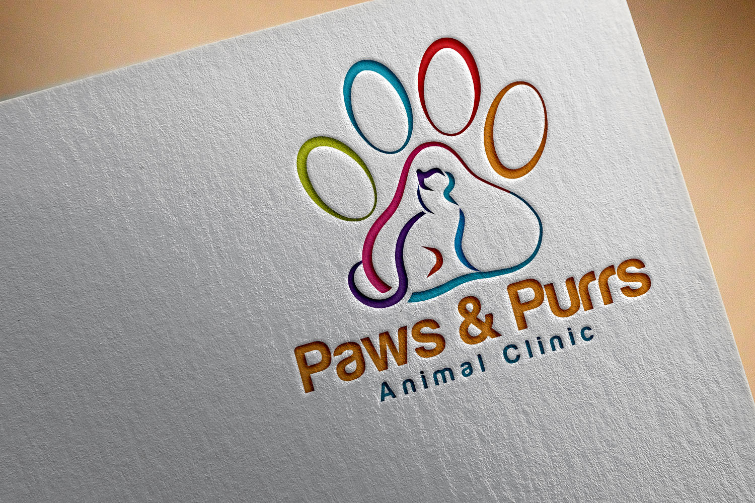 Bold, Playful, Veterinary Clinic Logo Design for Paws & Purrs Animal ...