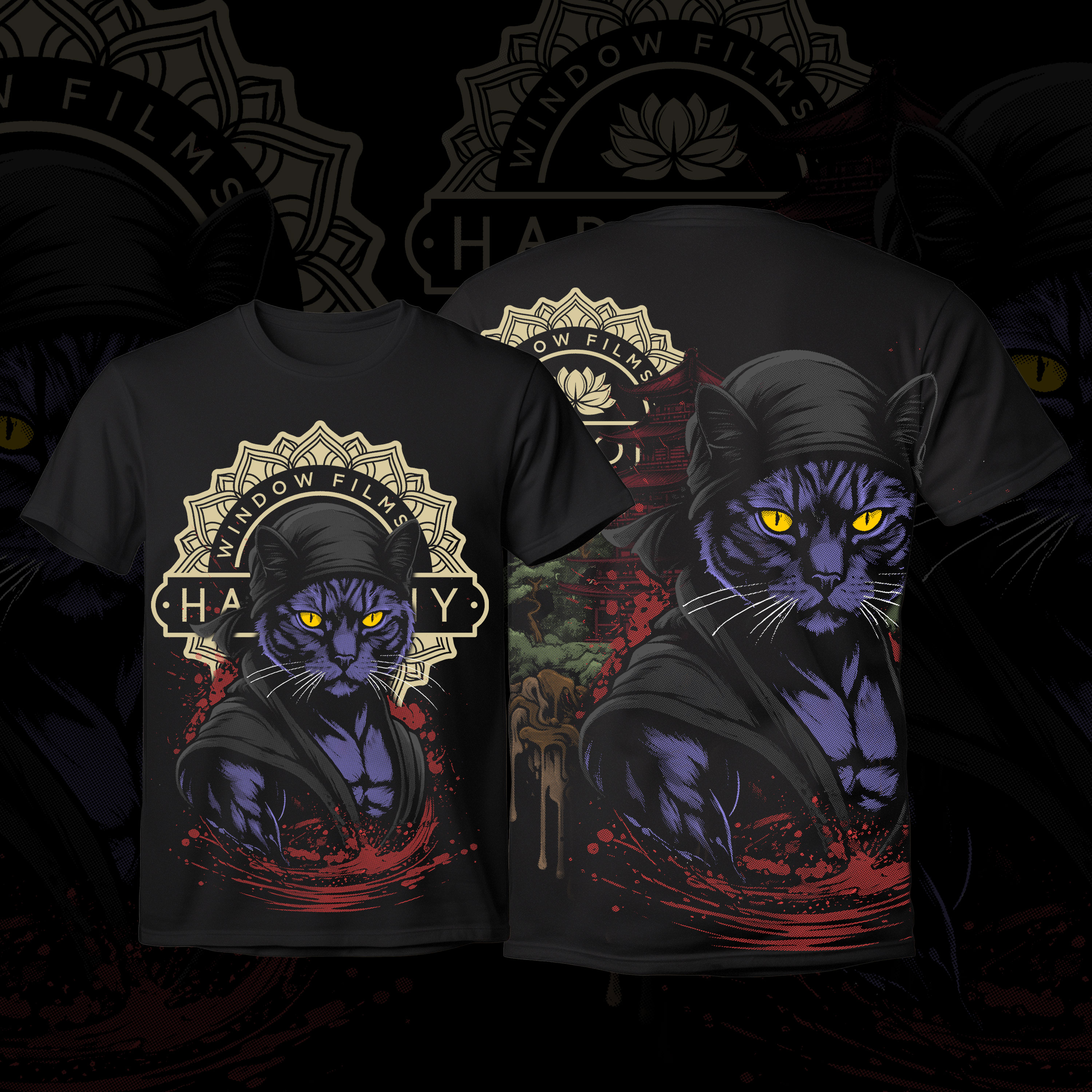 Playful, Personable, Vehicle Graphics and Window Tint T-shirt Design ...