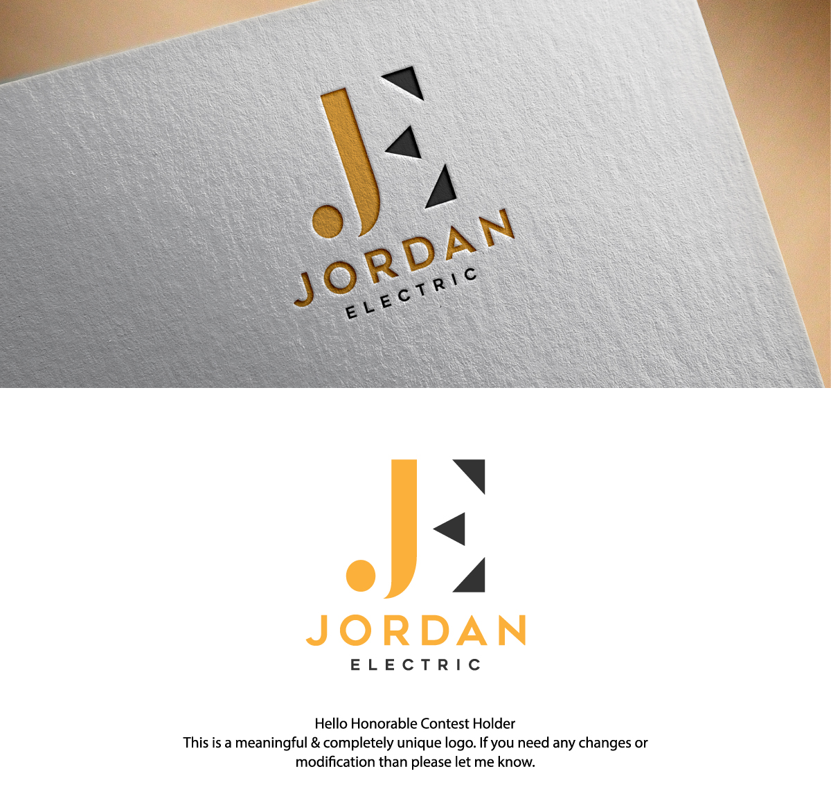 Elegant, Playful Logo Design for Jordan Electric by camra hendry ...