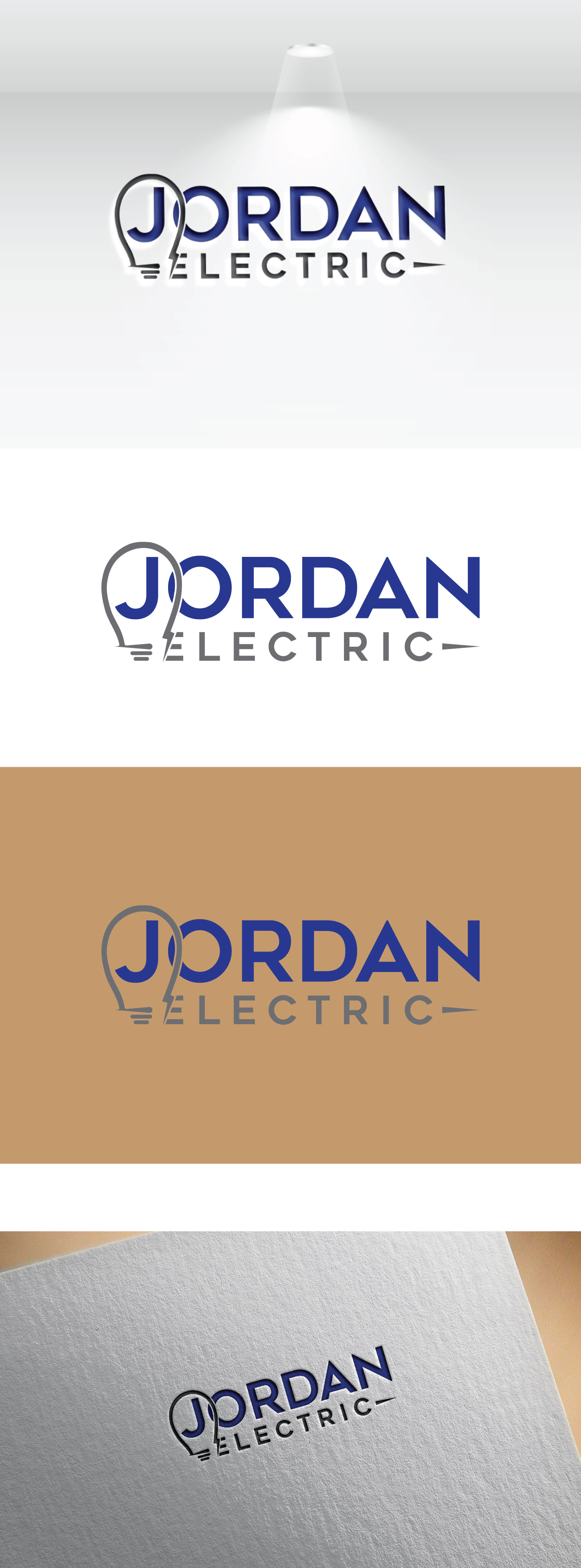 Elegant, Playful Logo Design for Jordan Electric by Dived99 | Design ...