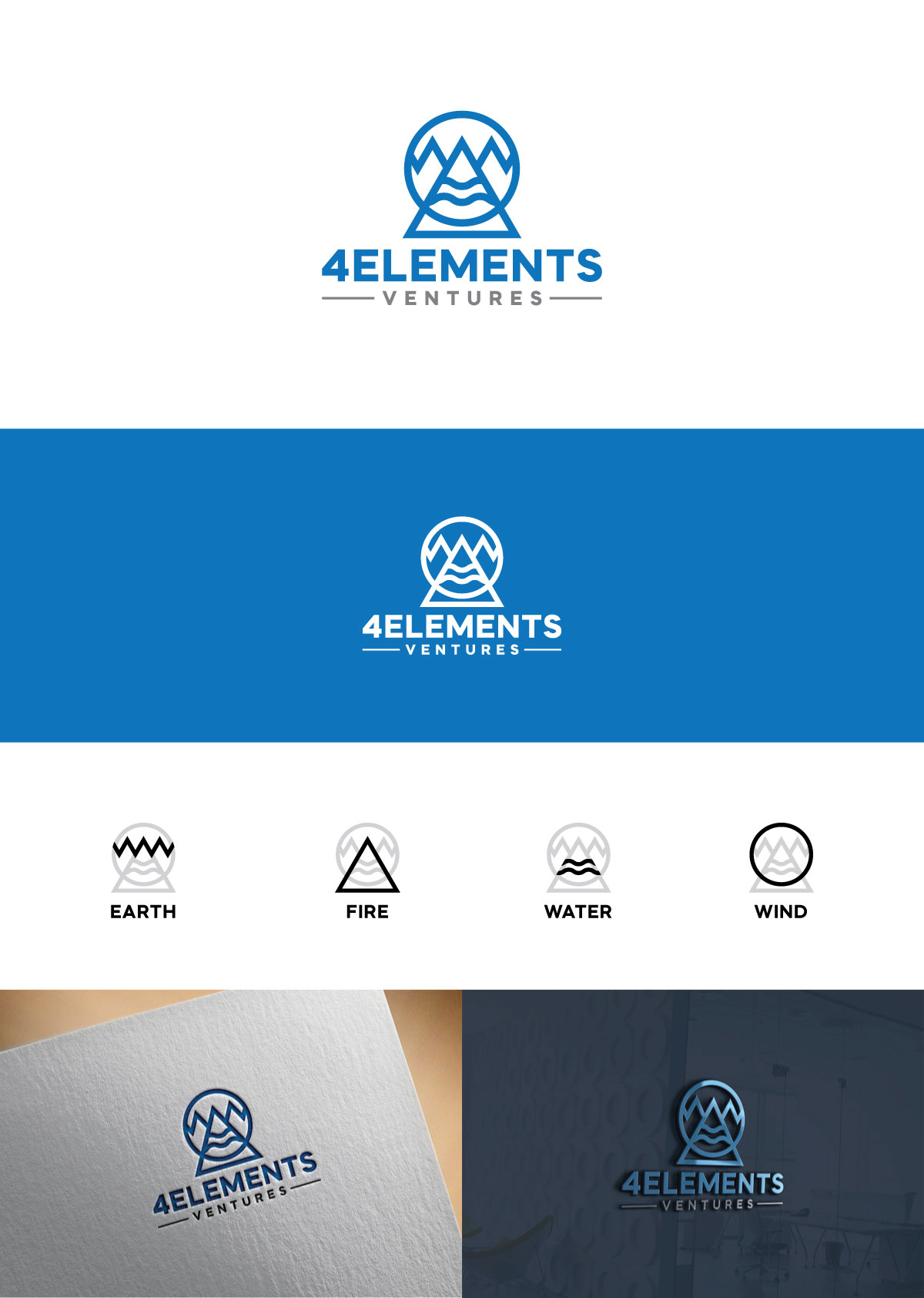 Logo Design for 4Elements Ventures by nicia cita | Design #33041124