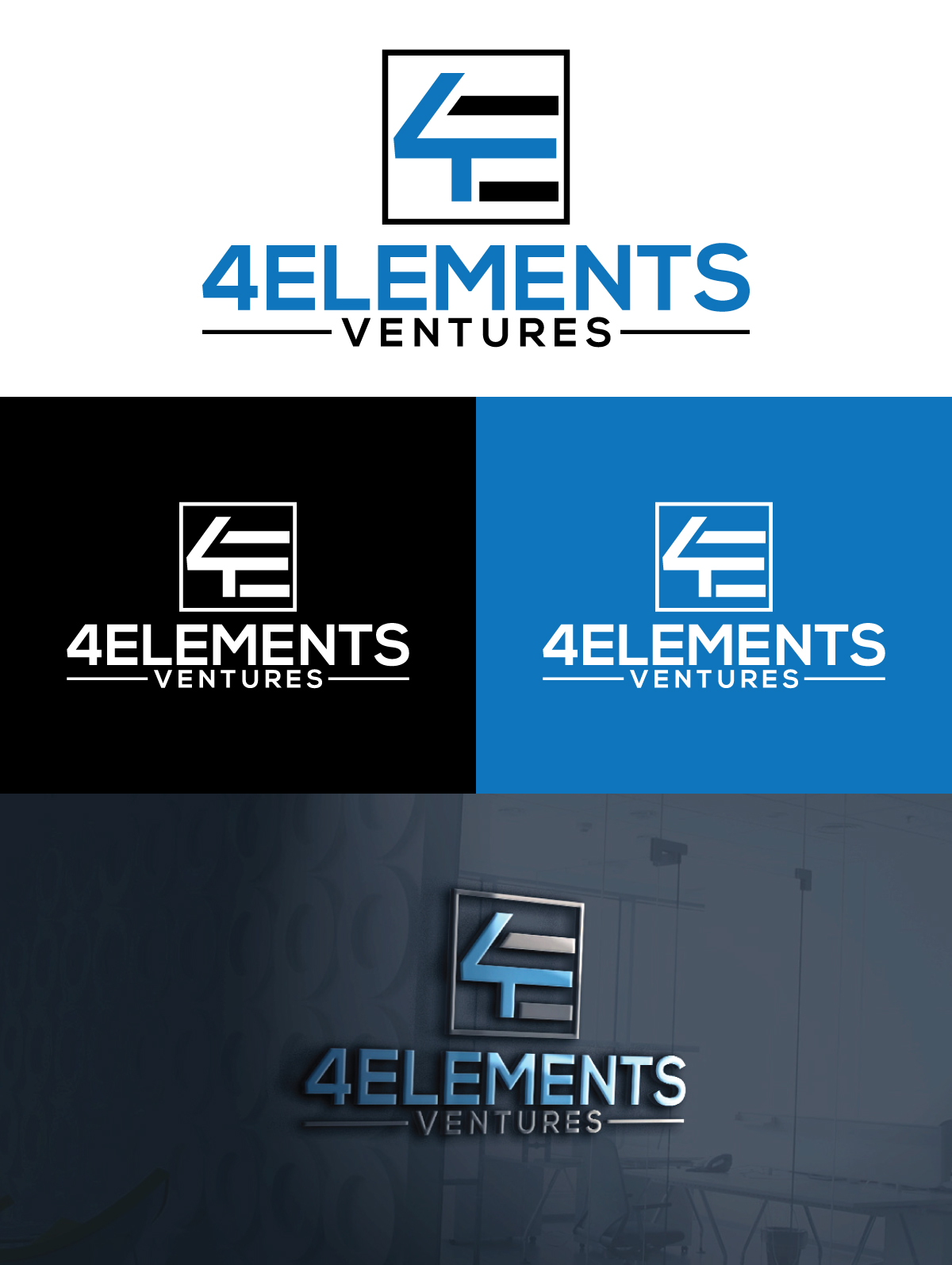 Logo Design for 4Elements Ventures by LogoHenter. | Design #33043915