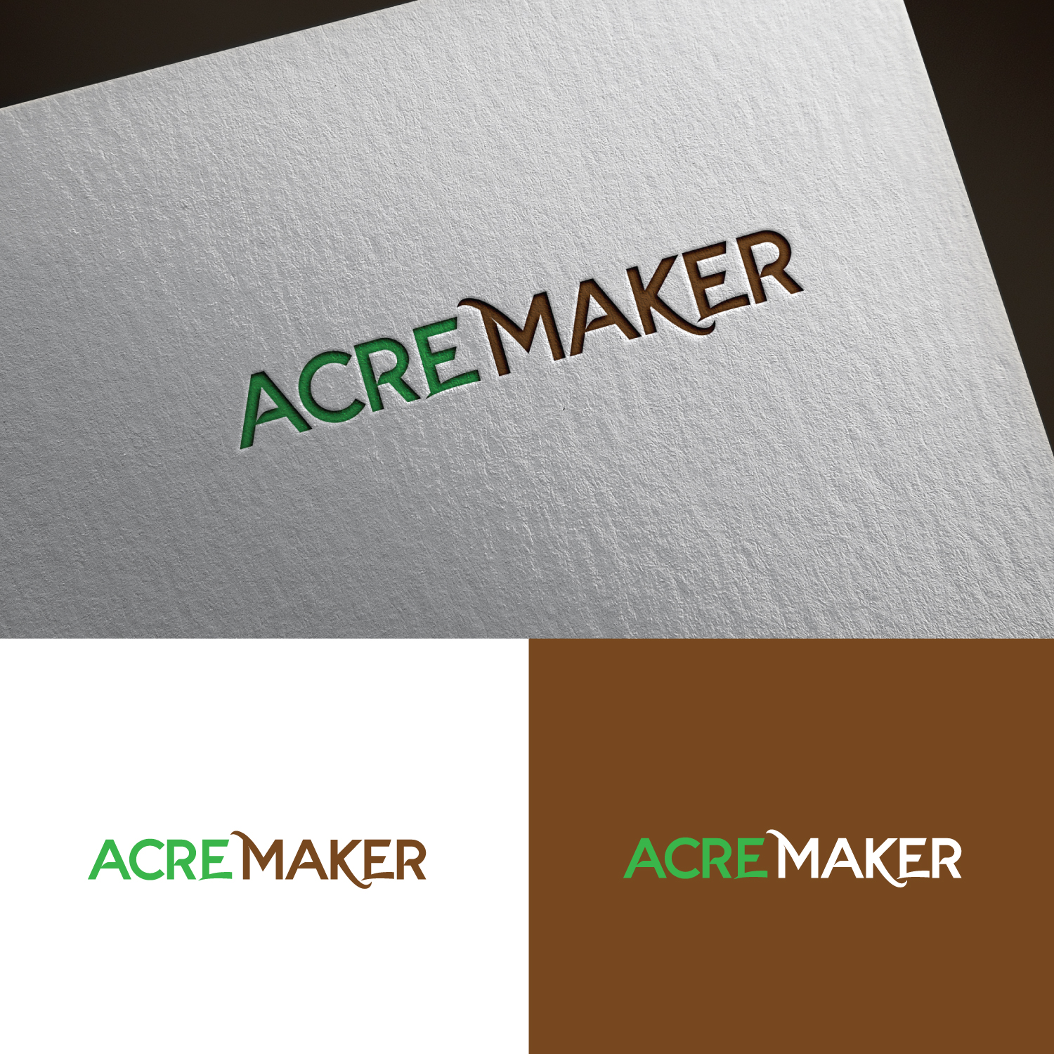 Bold, Serious, Land services Logo Design for Acre Maker by sankar999 ...