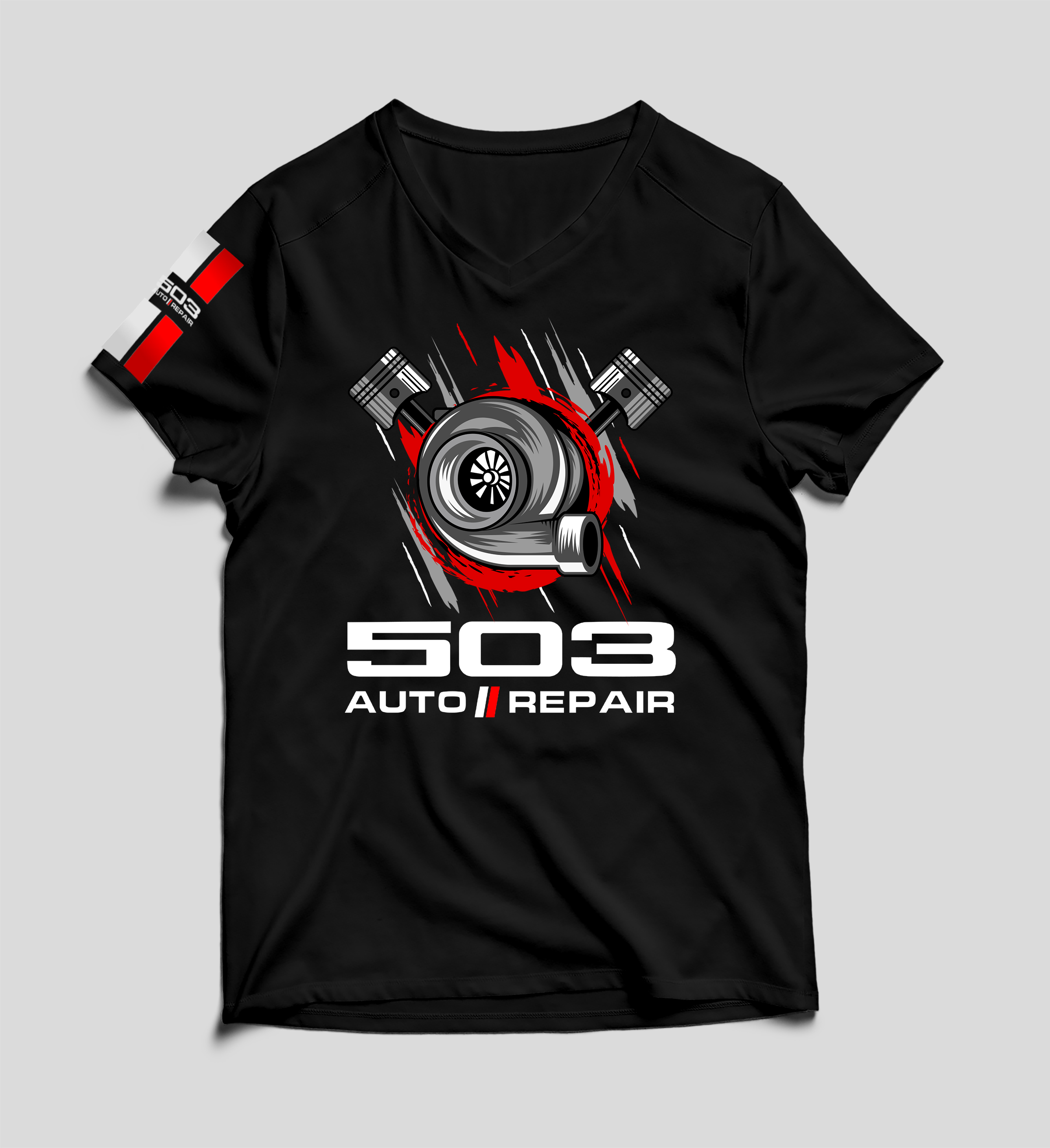 Masculine, Elegant, Auto Repair T-shirt Design for a Company by ART ...