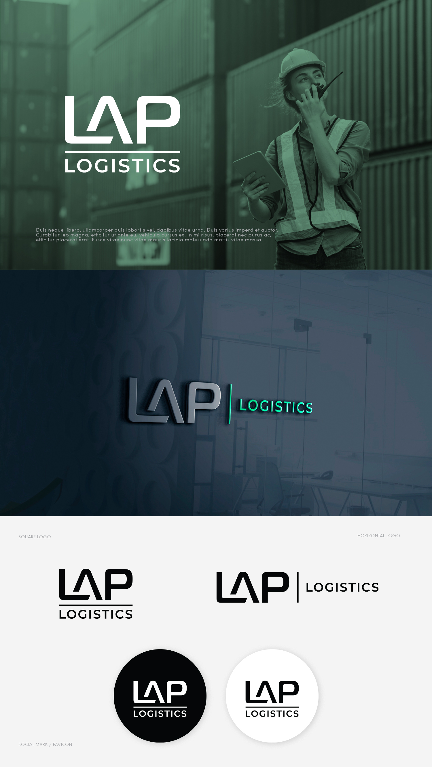 Logo Design for LAP Logistics by Modeform | Design #33066767