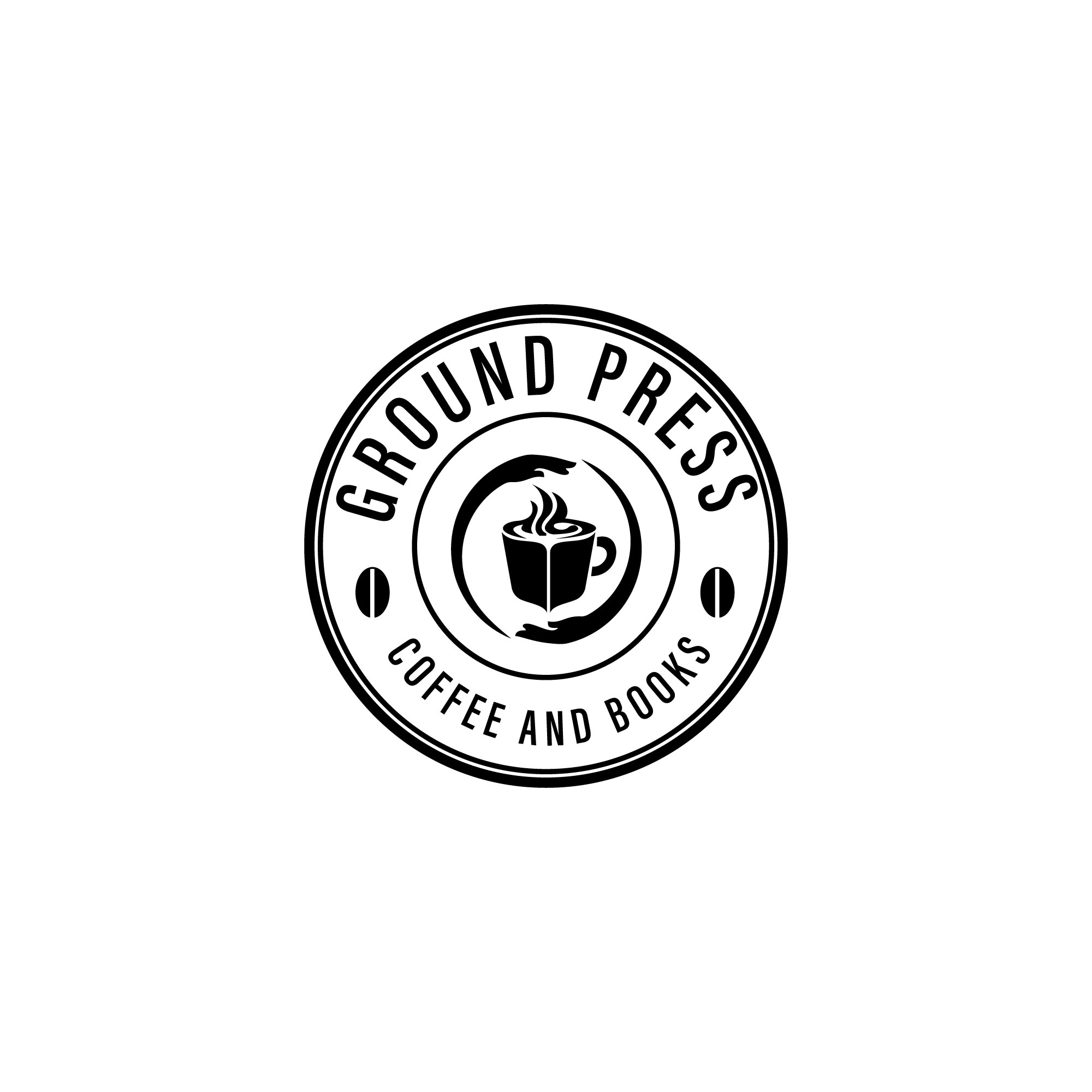 Elegant, Serious, Coffee Shop and Bookstore Logo Design for Ground ...