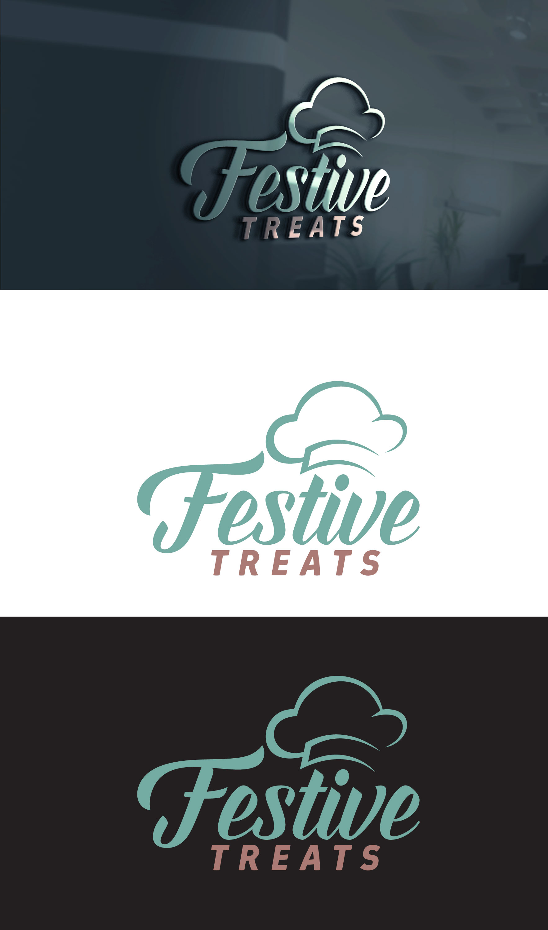 Elegant, Playful Logo Design for Festive Treats by M-Designer. | Design ...